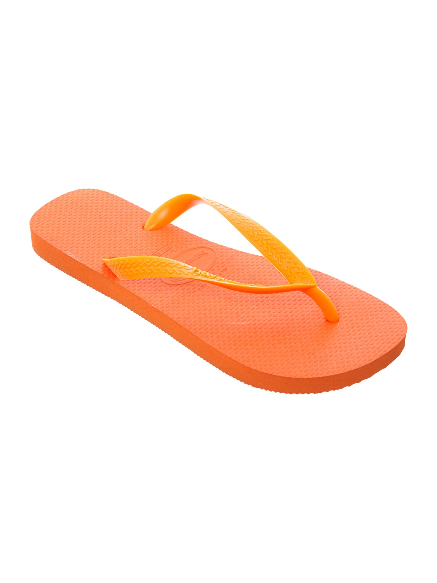 Havaianas All Over One Colour Flip Flop in Orange for Men | Lyst