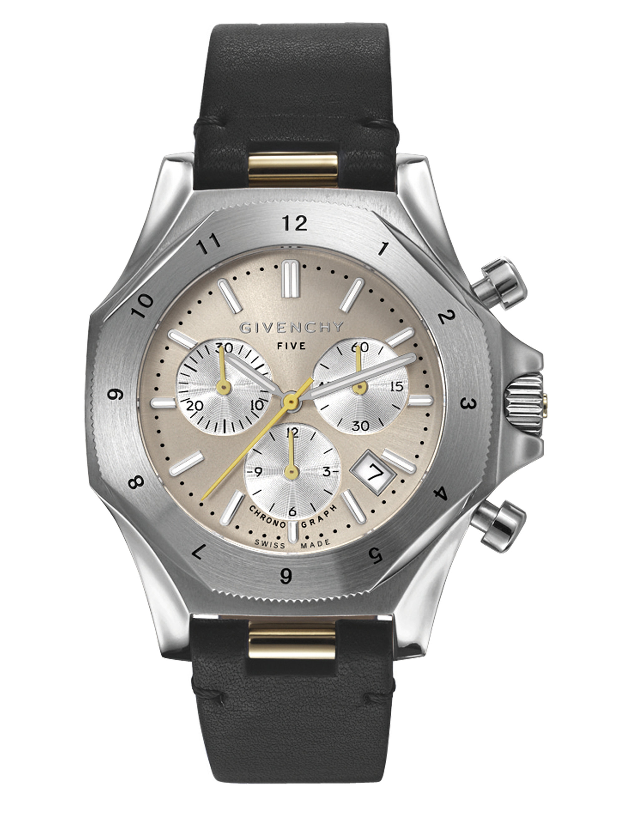 Givenchy | Black Five Stainless Steel Chronograph Watch | Lyst