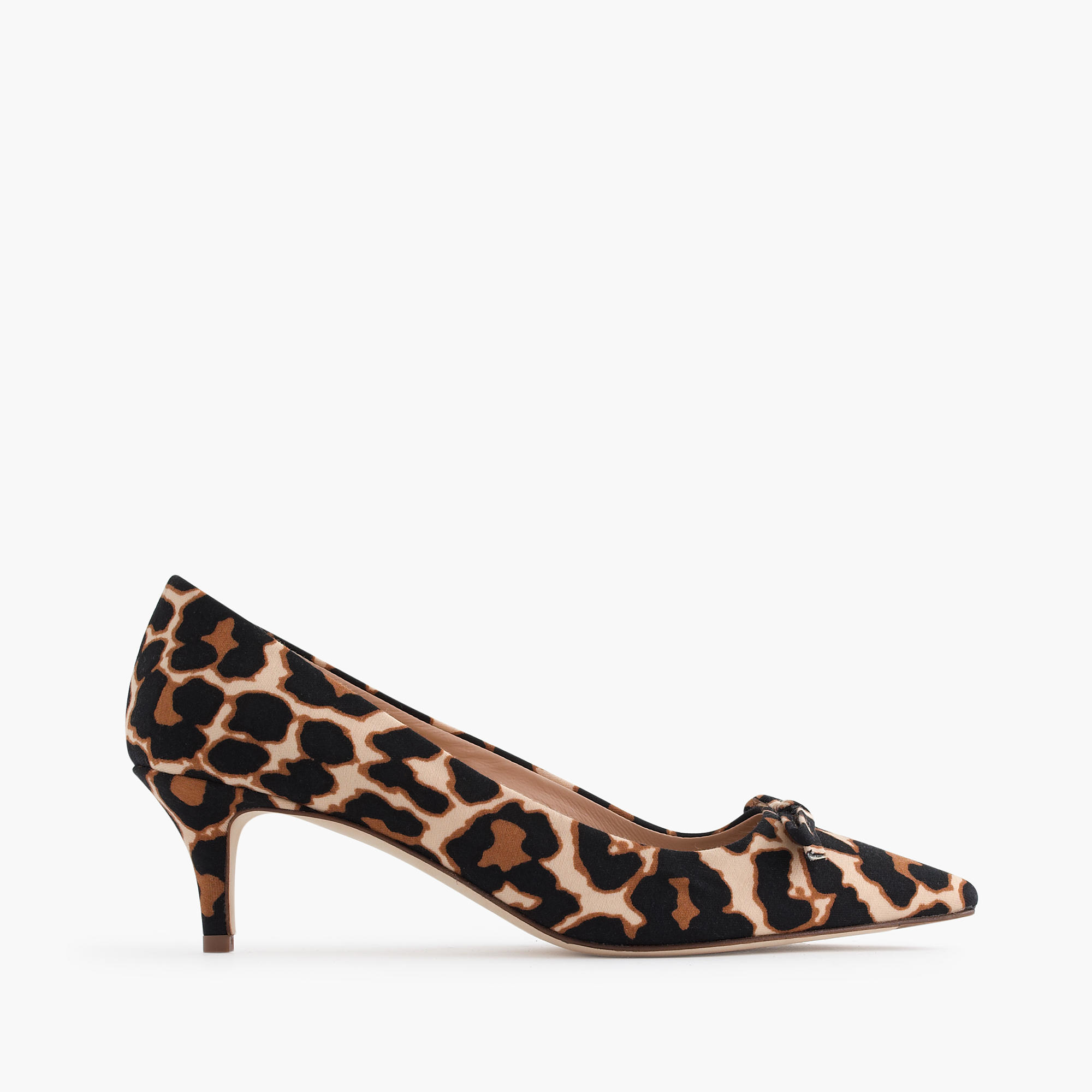 J.crew Dulci Kitten-heel Pumps With Bow | Lyst J.crew Dulci Kitten-heel Pumps With Bow | Lyst