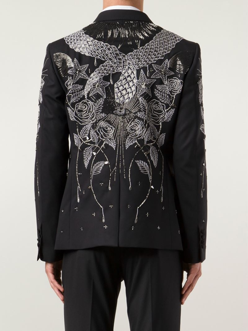 Lyst - John richmond Sequins Embroidered Blazer in Black for Men Lyst - John richmond Sequins Embroidered Blazer in Black for Men