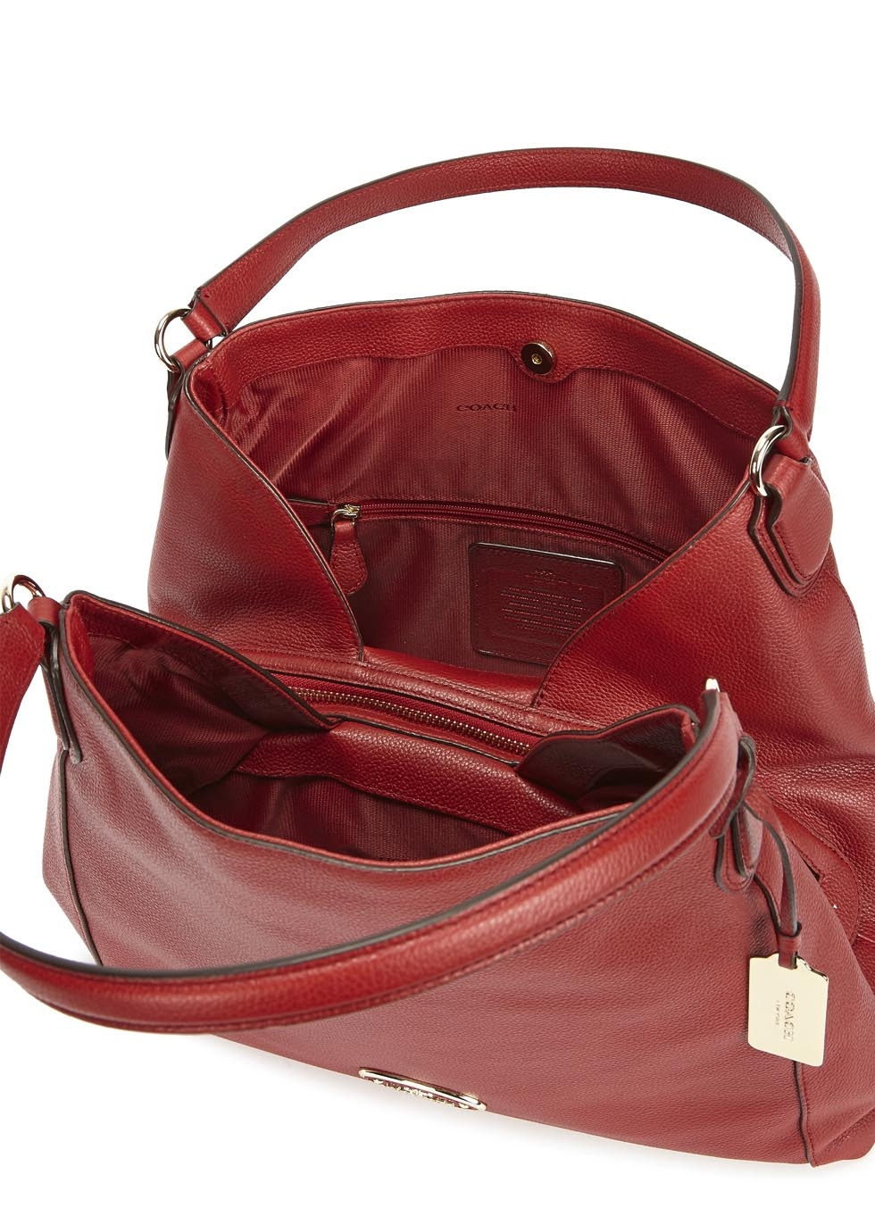 Coach Red Leather Bucket Bag | IUCN Water