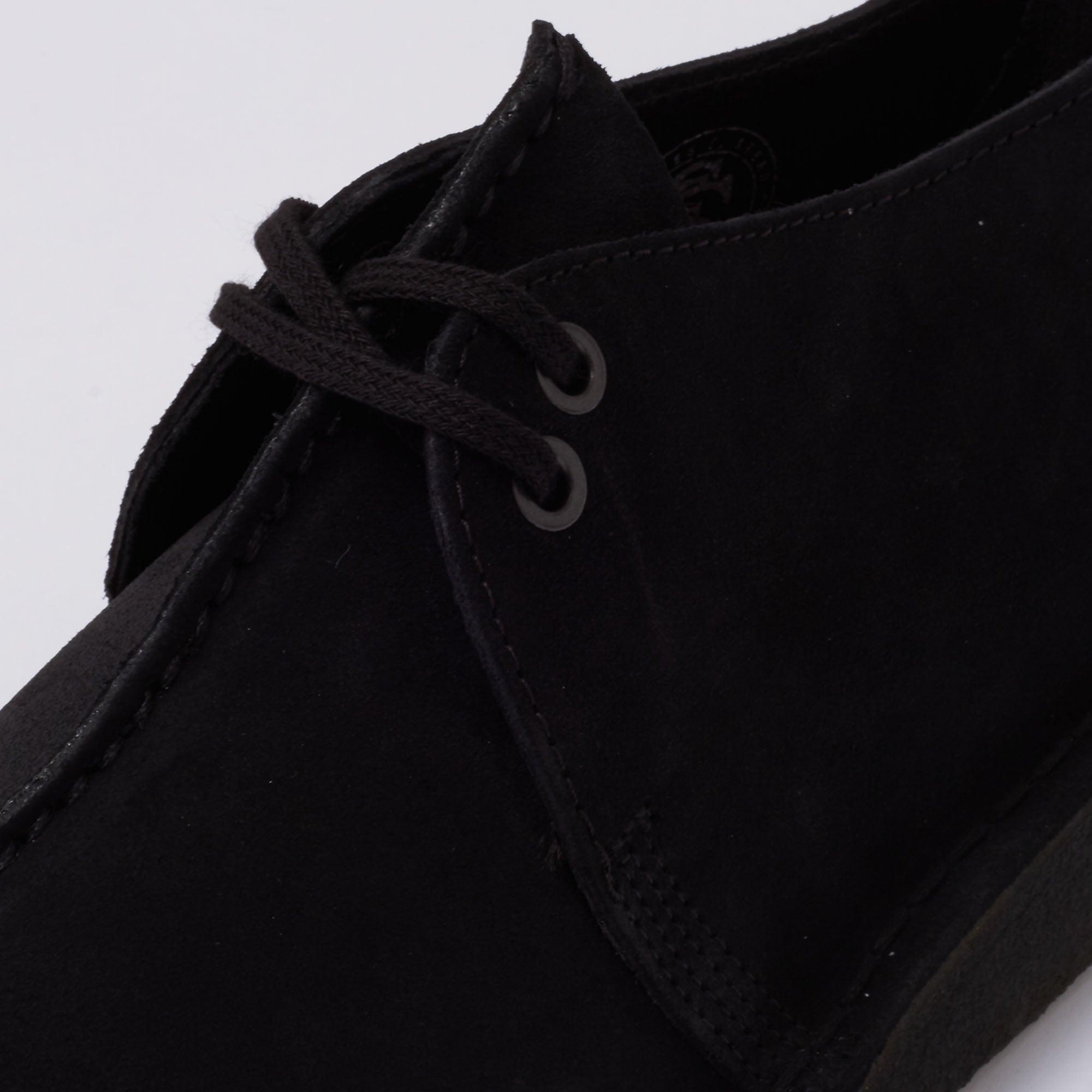 Sale > clarks desert trek black suede > in stock