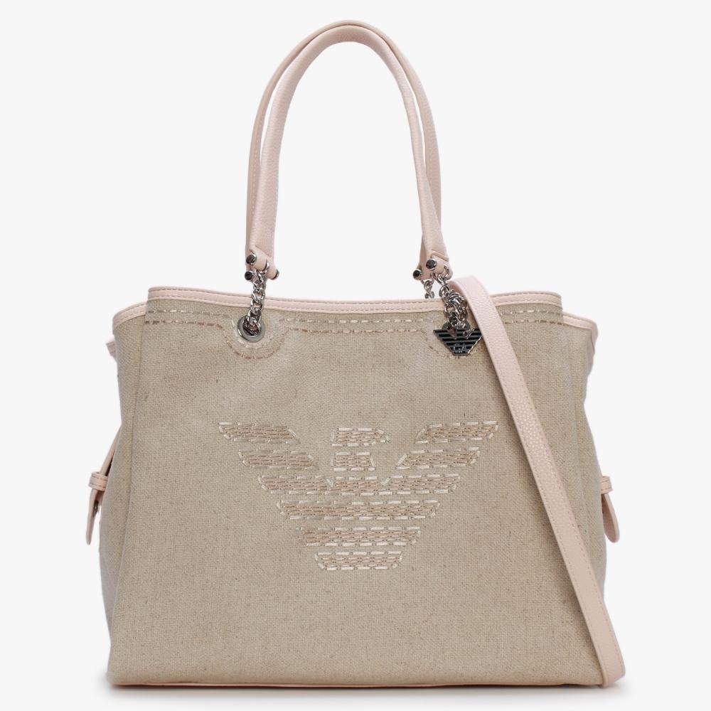Emporio Armani Annie Natural Nude Tote Bag Lyst