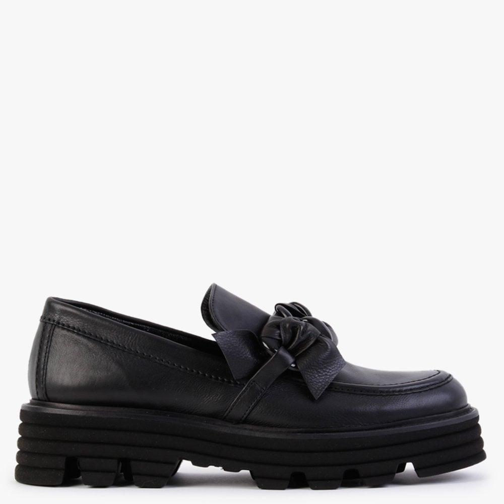 Kennel & Schmenger Push Black Leather Loafers | Lyst Canada