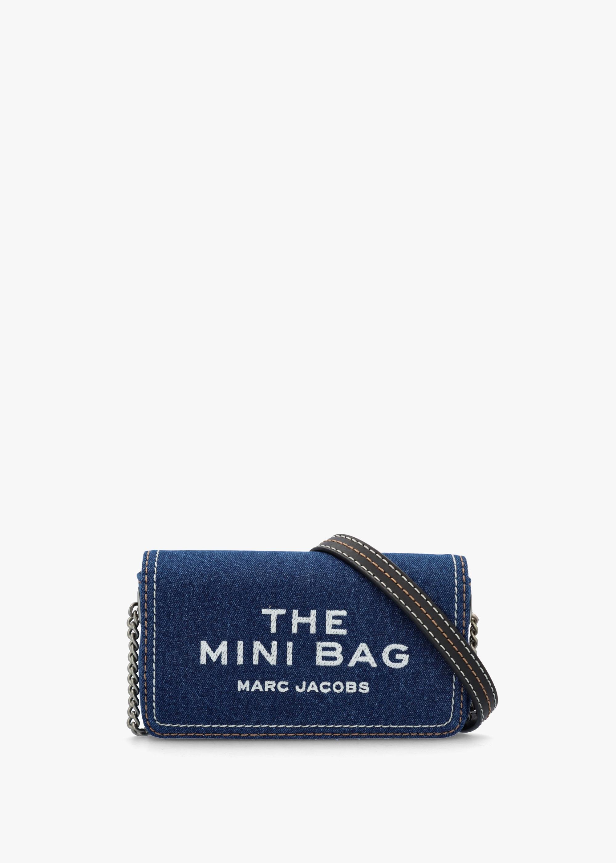 Marc Jacobs The Denim Chain Dark Wash Mini Cross-Body Bag in Blue | Lyst