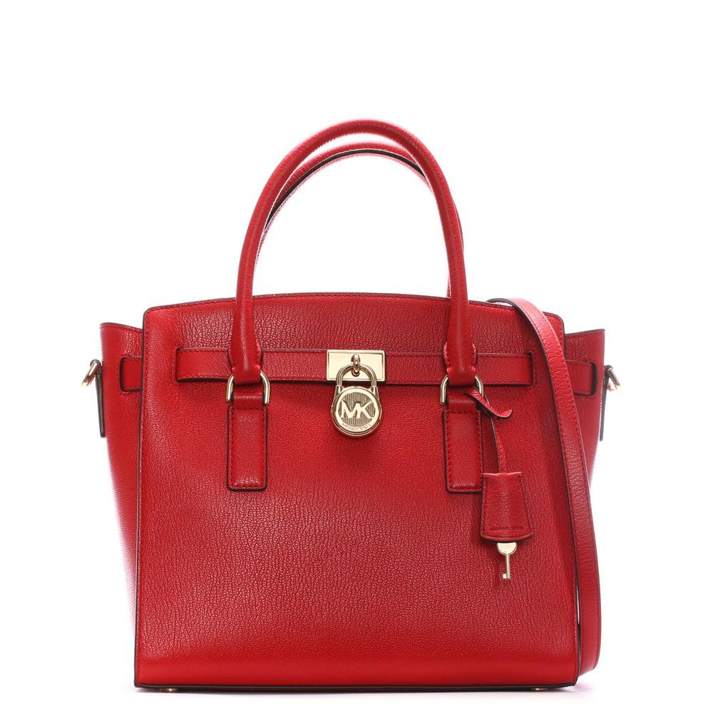 Michael Kors Red Satchel Handbags For Women | semashow.com
