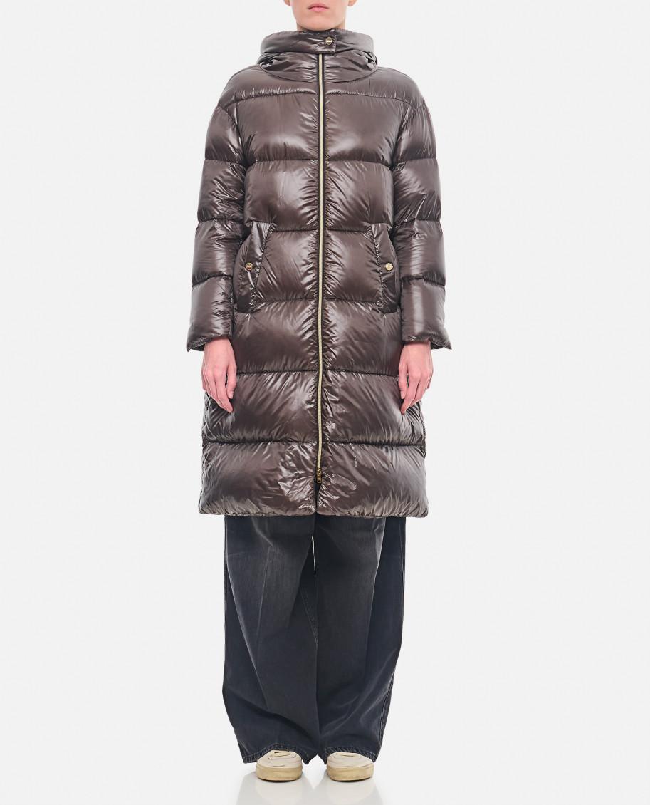 Herno Oversize Padded Jacket in Brown | Lyst