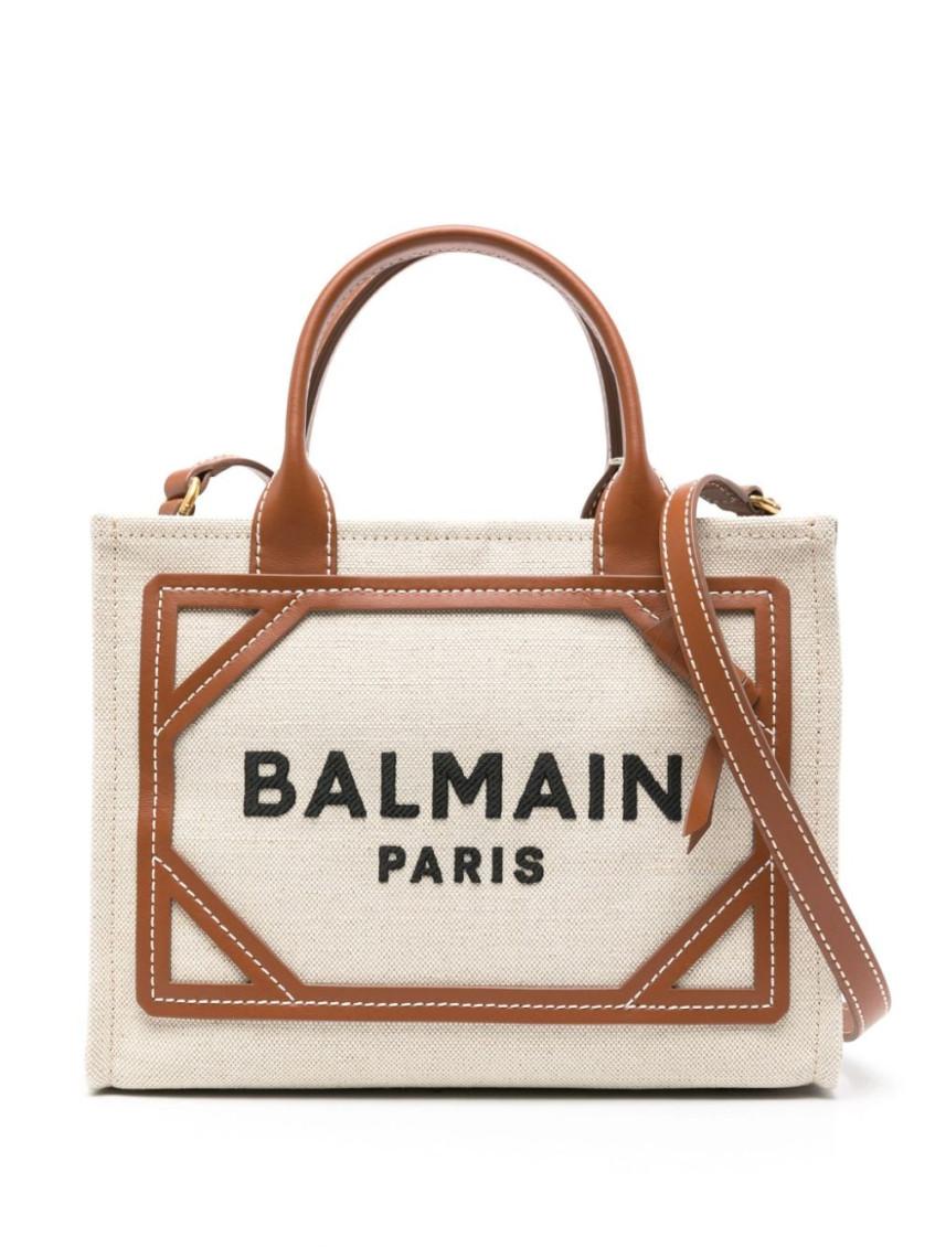 Balmain B-Army Medium Canvas Crossbody Bag in Pink | Lyst