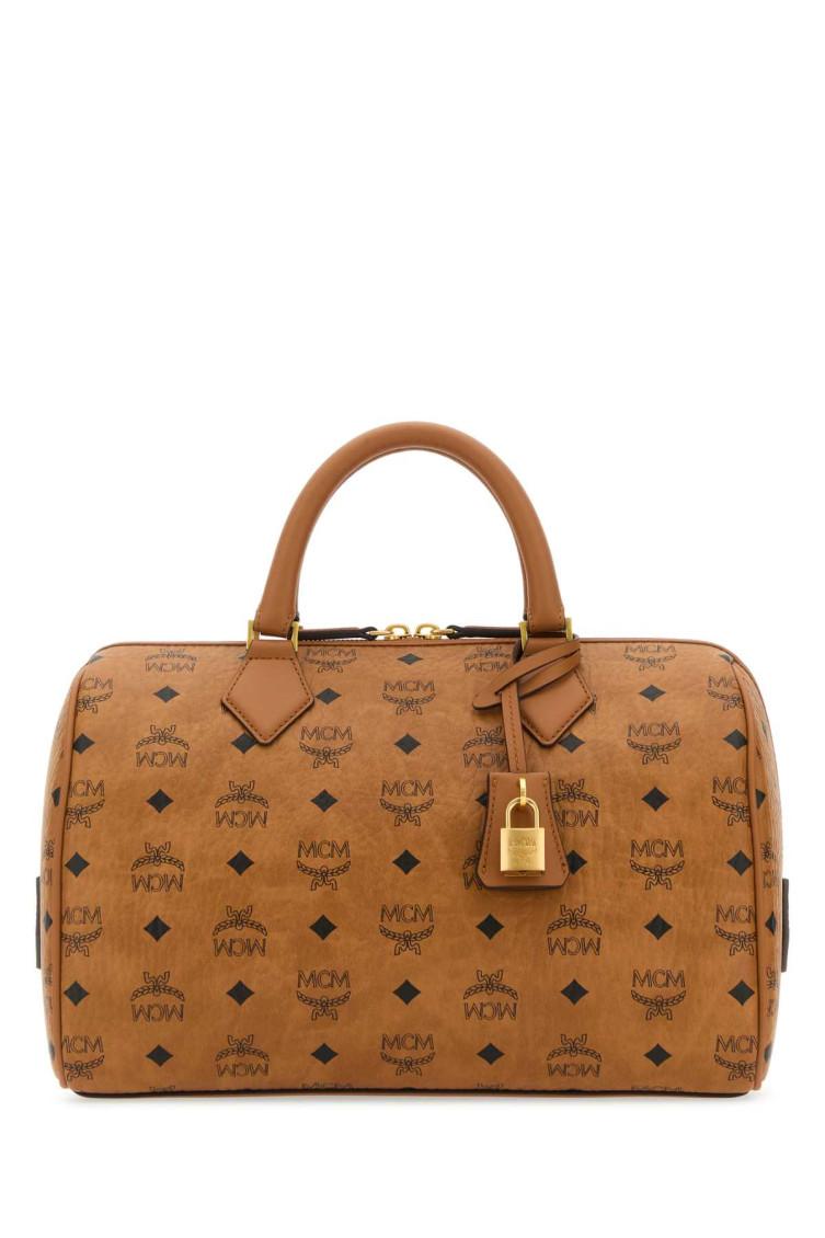 MCM Ella Medium Duffle Bag in Brown | Lyst