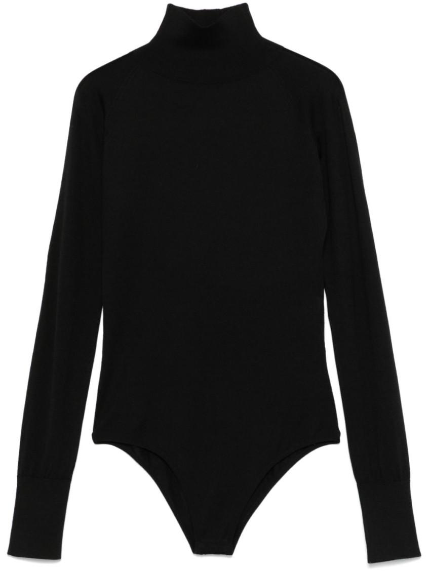 Alaïa Sheer Body in Black | Lyst