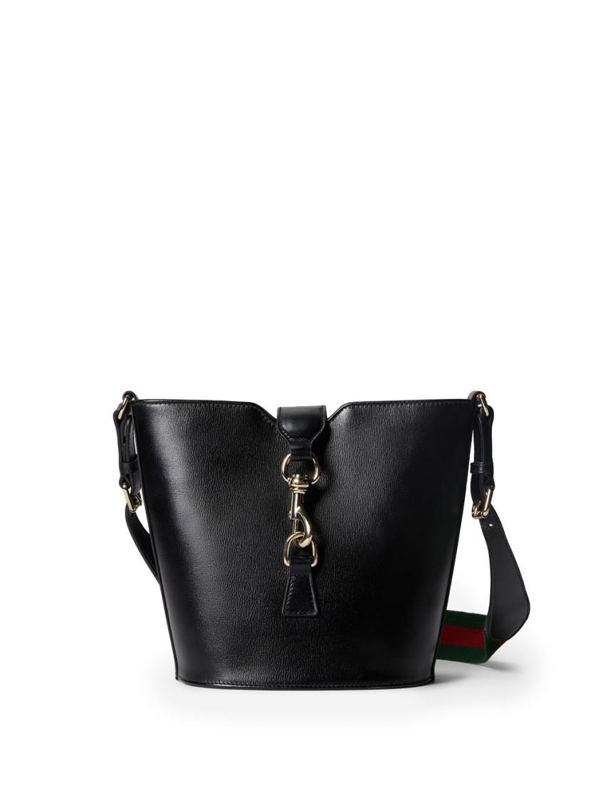 Gucci Logo Mini Shoulder Bag in Black | Lyst