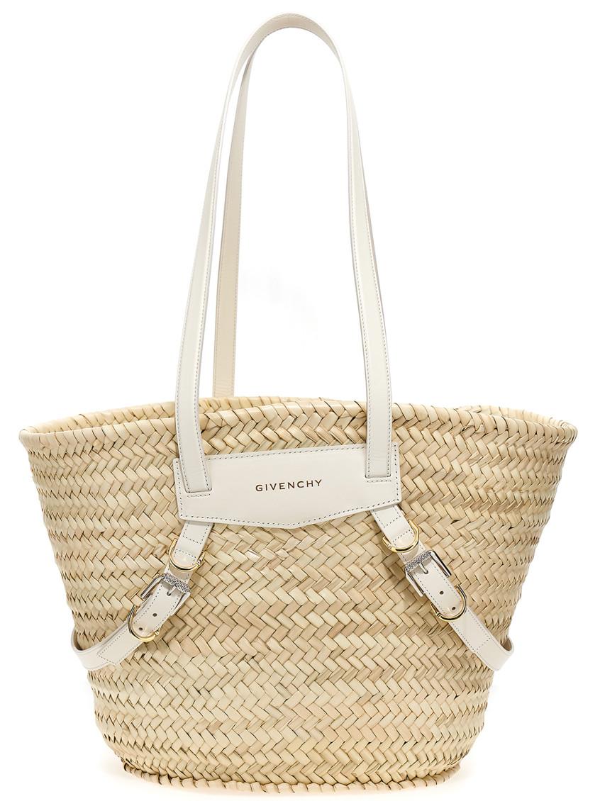 Givenchy Raffia Voyou Shopper Tote Bag in Natural | Lyst