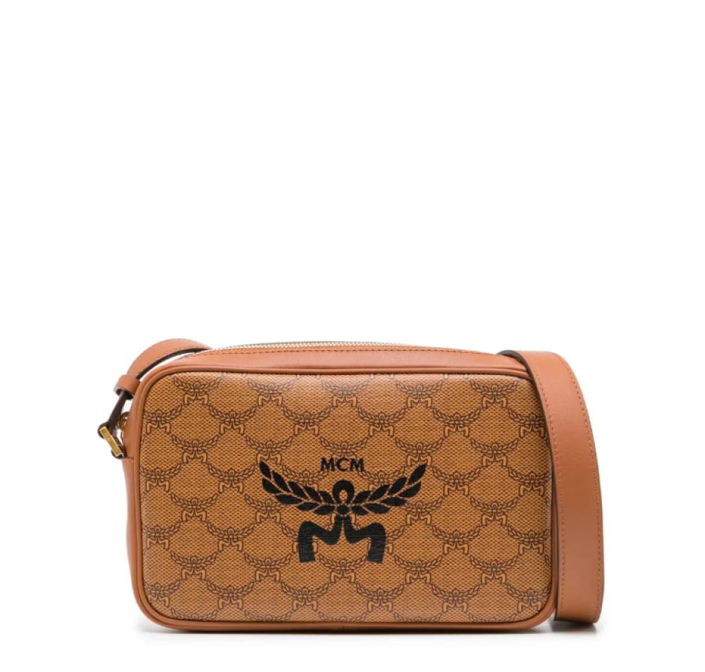 MCM Himmel Lauretos Crossbody Bag in Brown | Lyst