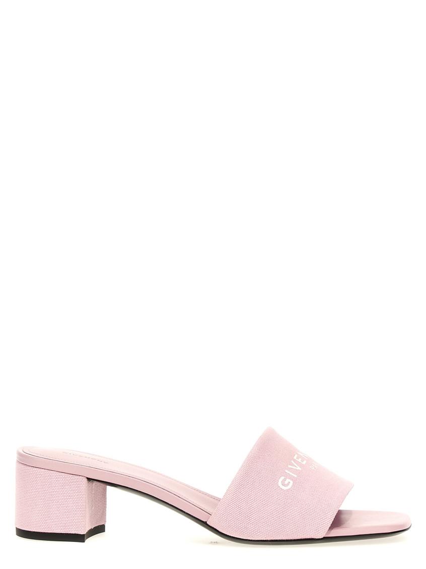 Givenchy Logo Heels in Pink | Lyst