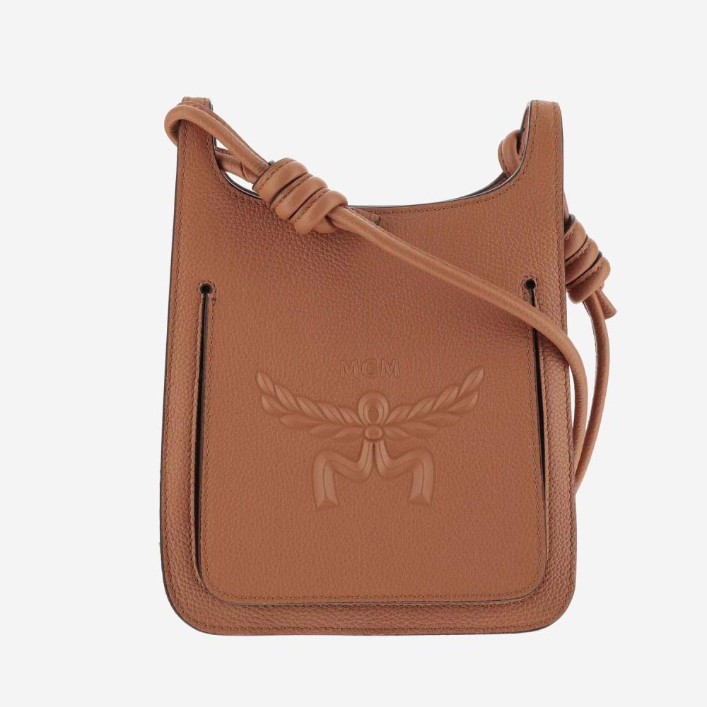 MCM Himmel Mini Crossbody Bag in Brown | Lyst