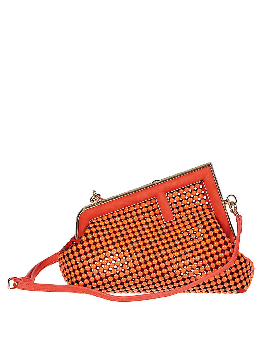Fendi First Bag in Red | Lyst