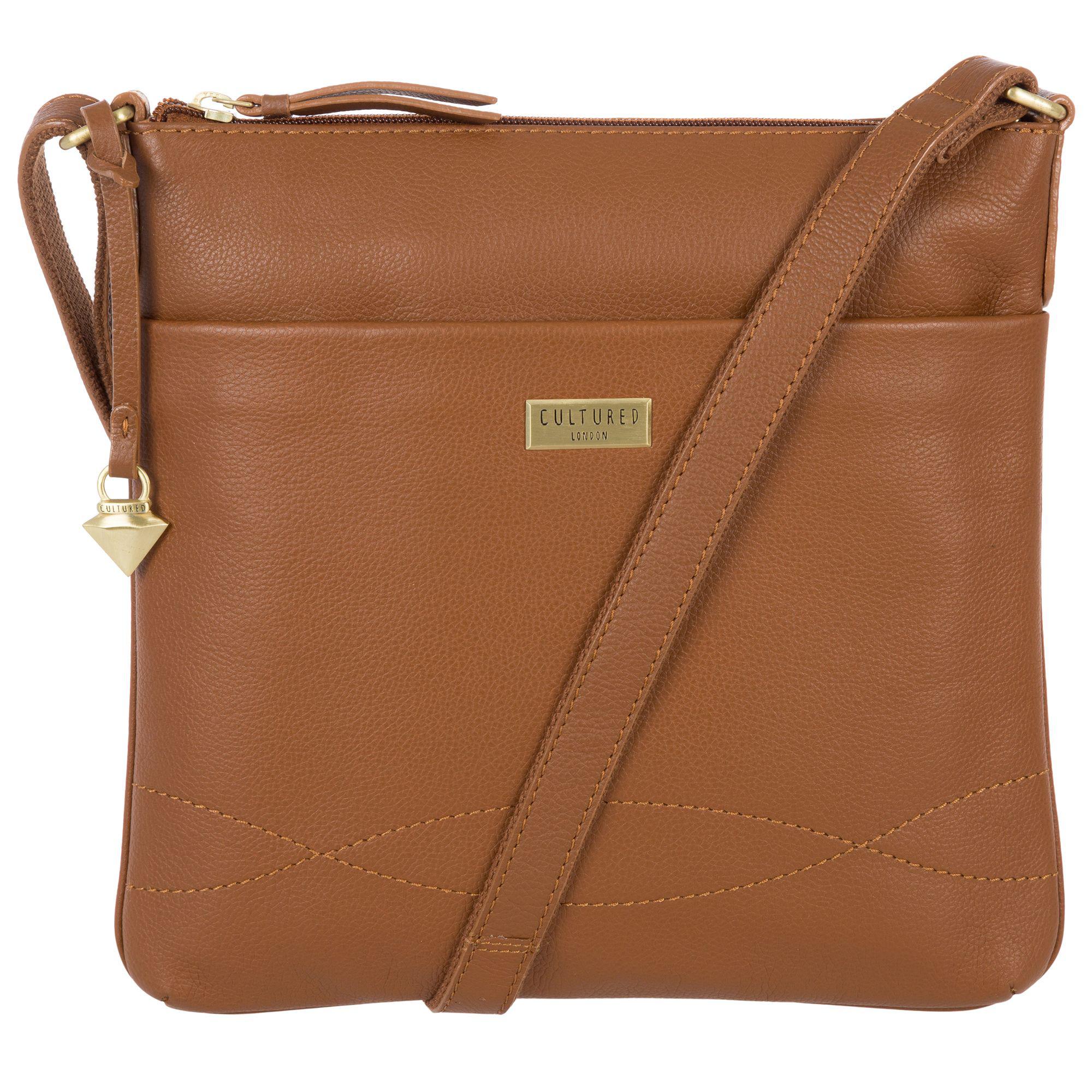 Soft Leather Crossbody Bag Tan | Paul Smith