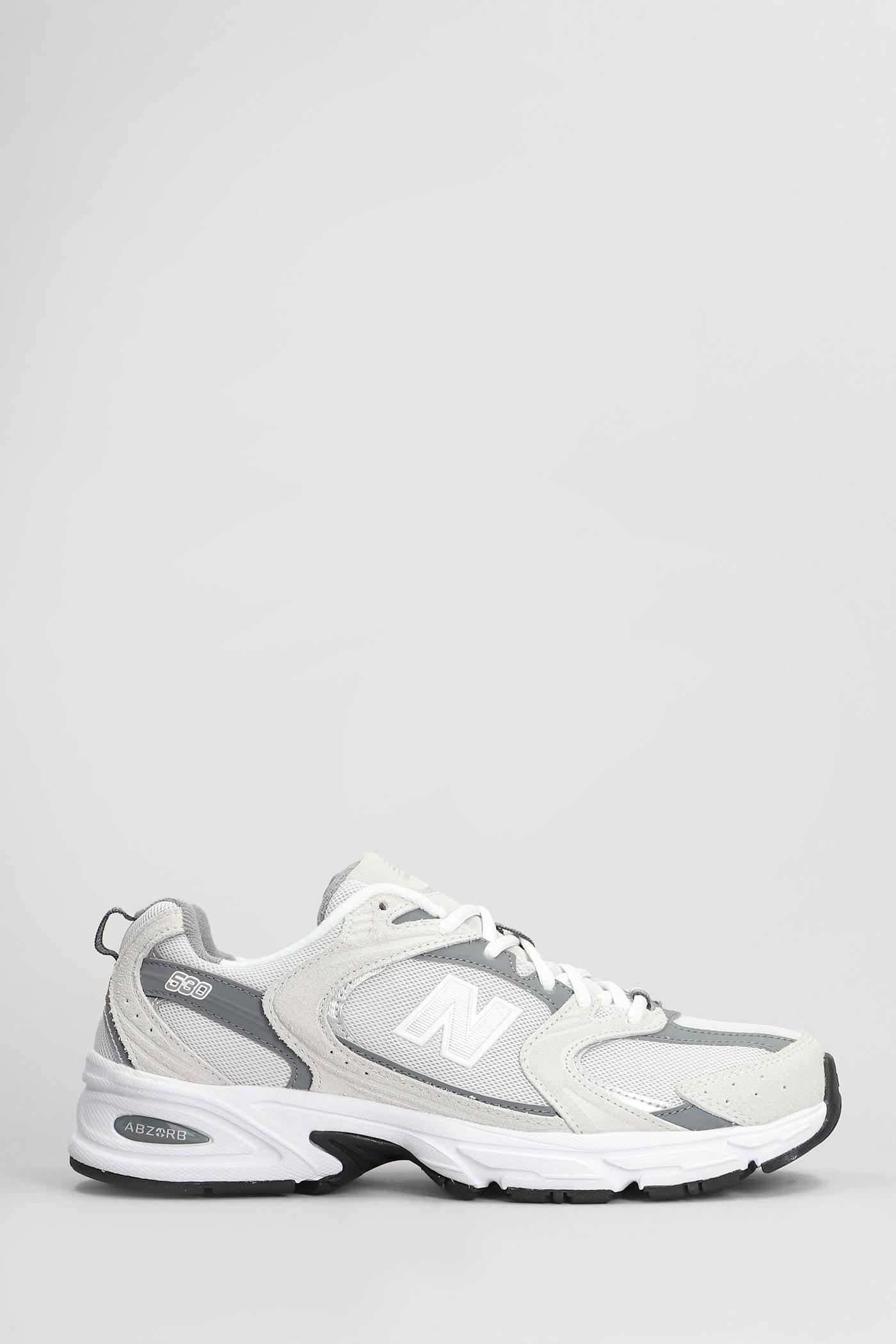 New Balance 530 Sneakers In Grey Suede And Fabric in White for Men | Lyst