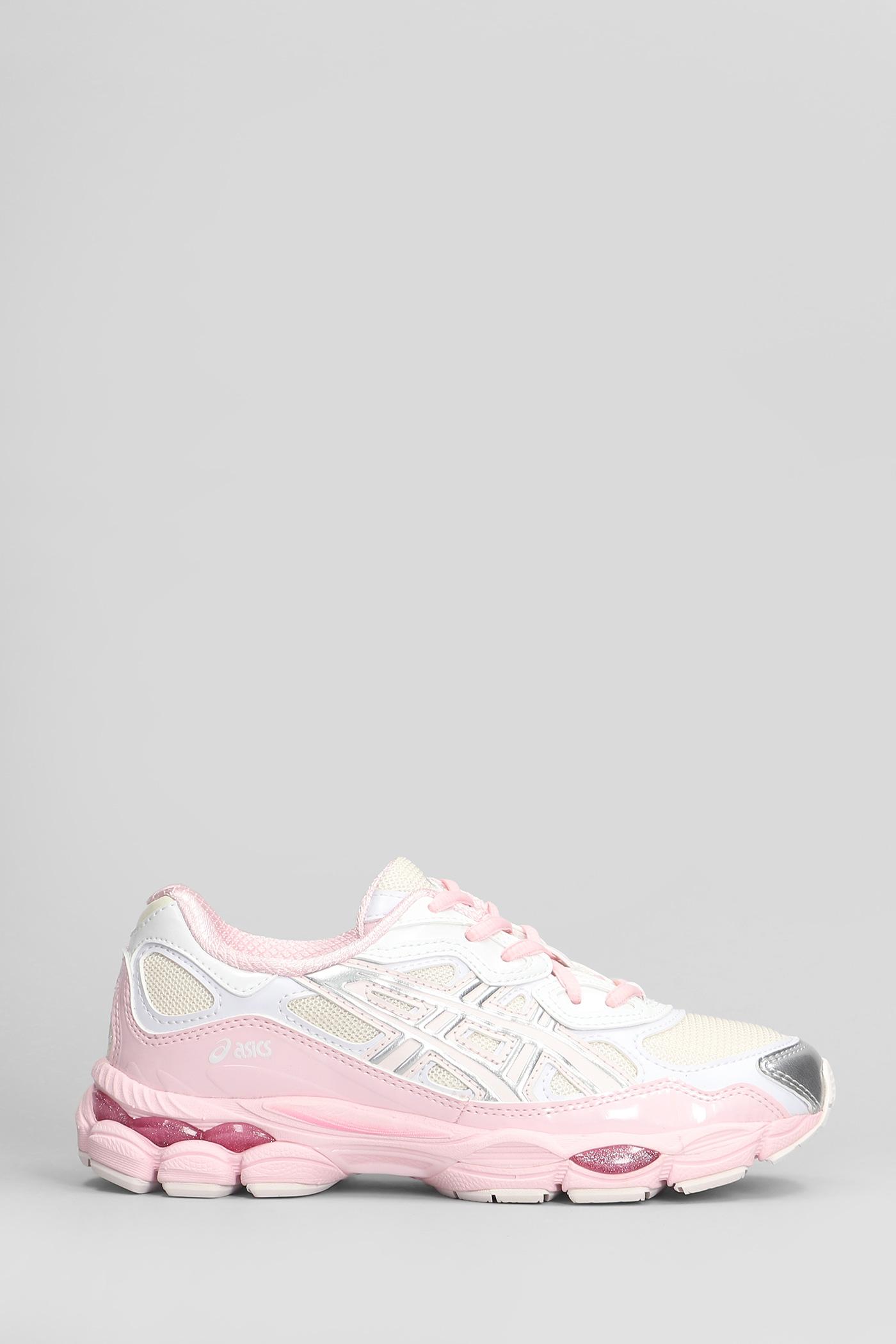 Asics Gel-nyc Sneakers In Rose-pink Leather And Fabric | Lyst