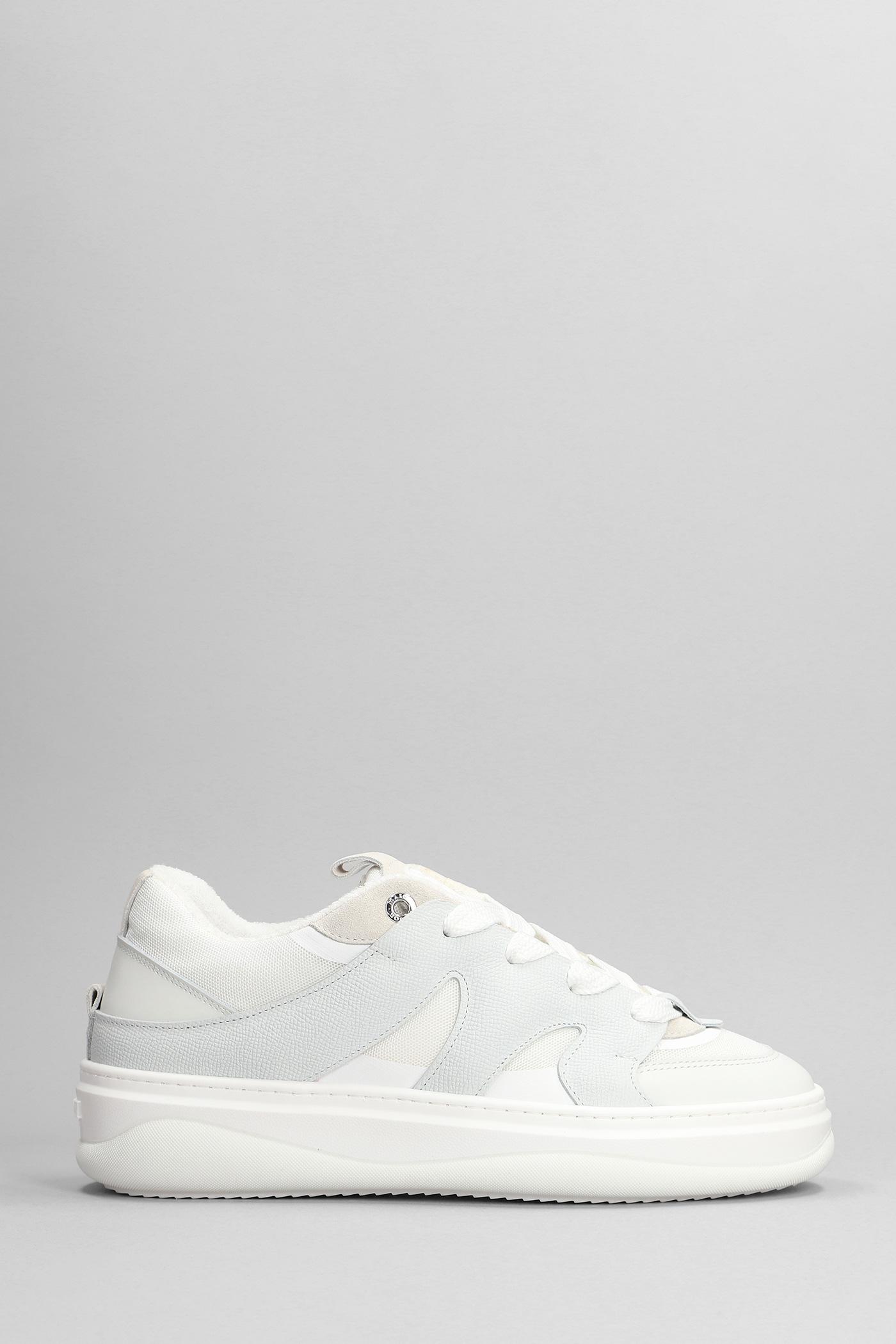 Mason Garments Venice Sneakers In White Suede And Fabric for Men | Lyst