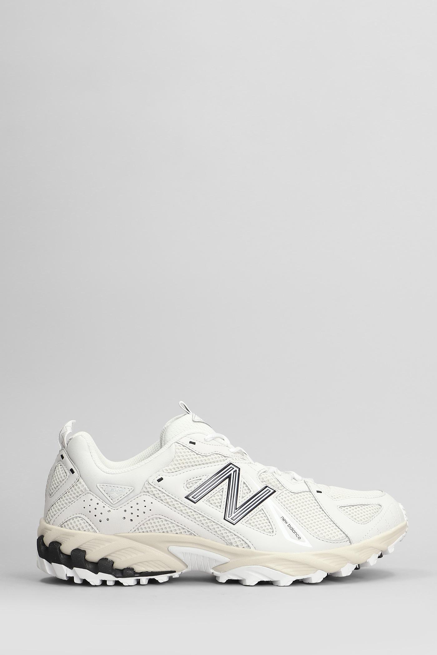 New Balance 610 Sneakers In White Leather And Fabric for Men | Lyst
