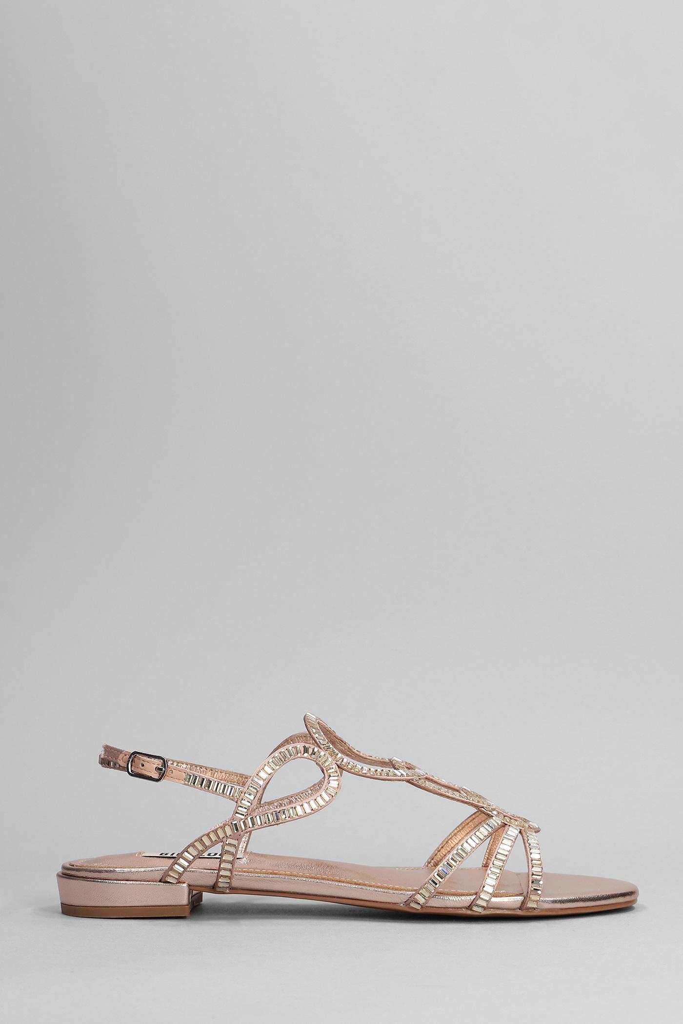 Bibi Lou Flats In Copper Leather in Gray | Lyst