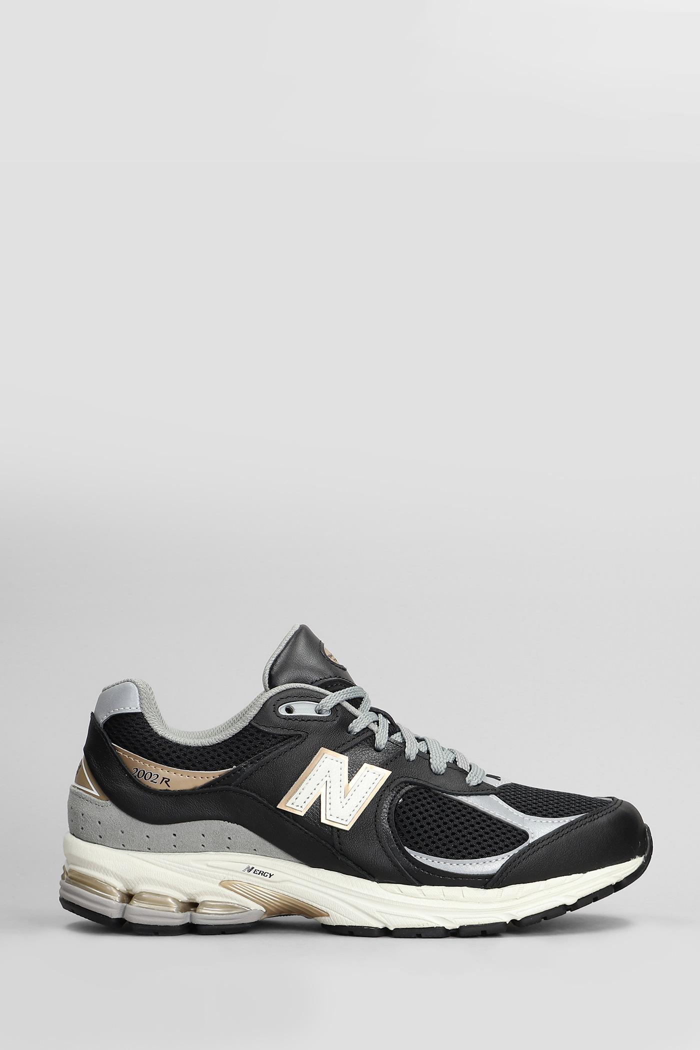 New Balance 2002r Sneakers In Black Leather And Fabric for Men | Lyst