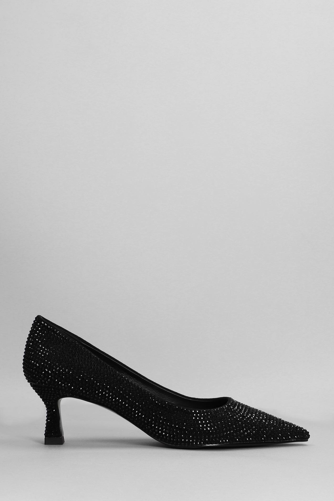 Bibi Lou Pumps In Black Suede in Gray | Lyst