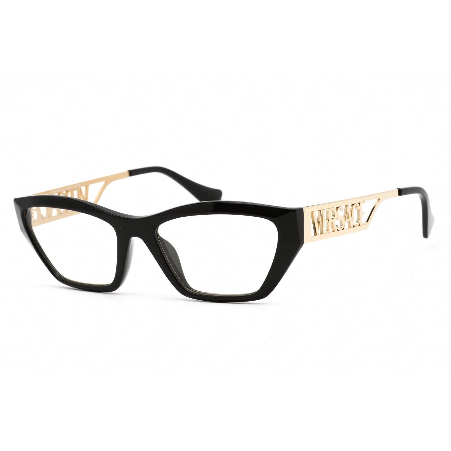 Versace 0ve3327u Eyeglasses Black Clear Demo Lens Lyst