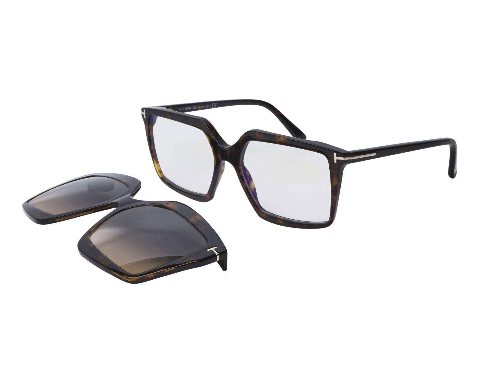 Tom Ford Tf5689 B Clip On Sunglasses In Black Lyst