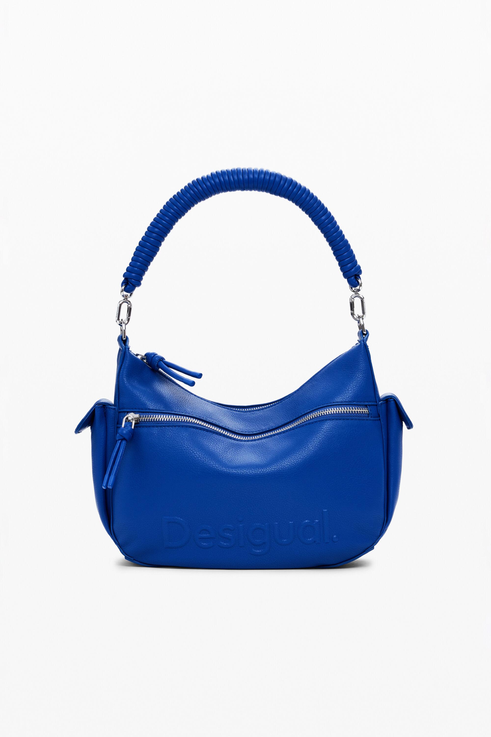 Desigual Medium Logo Bag in Blue | Lyst UK
