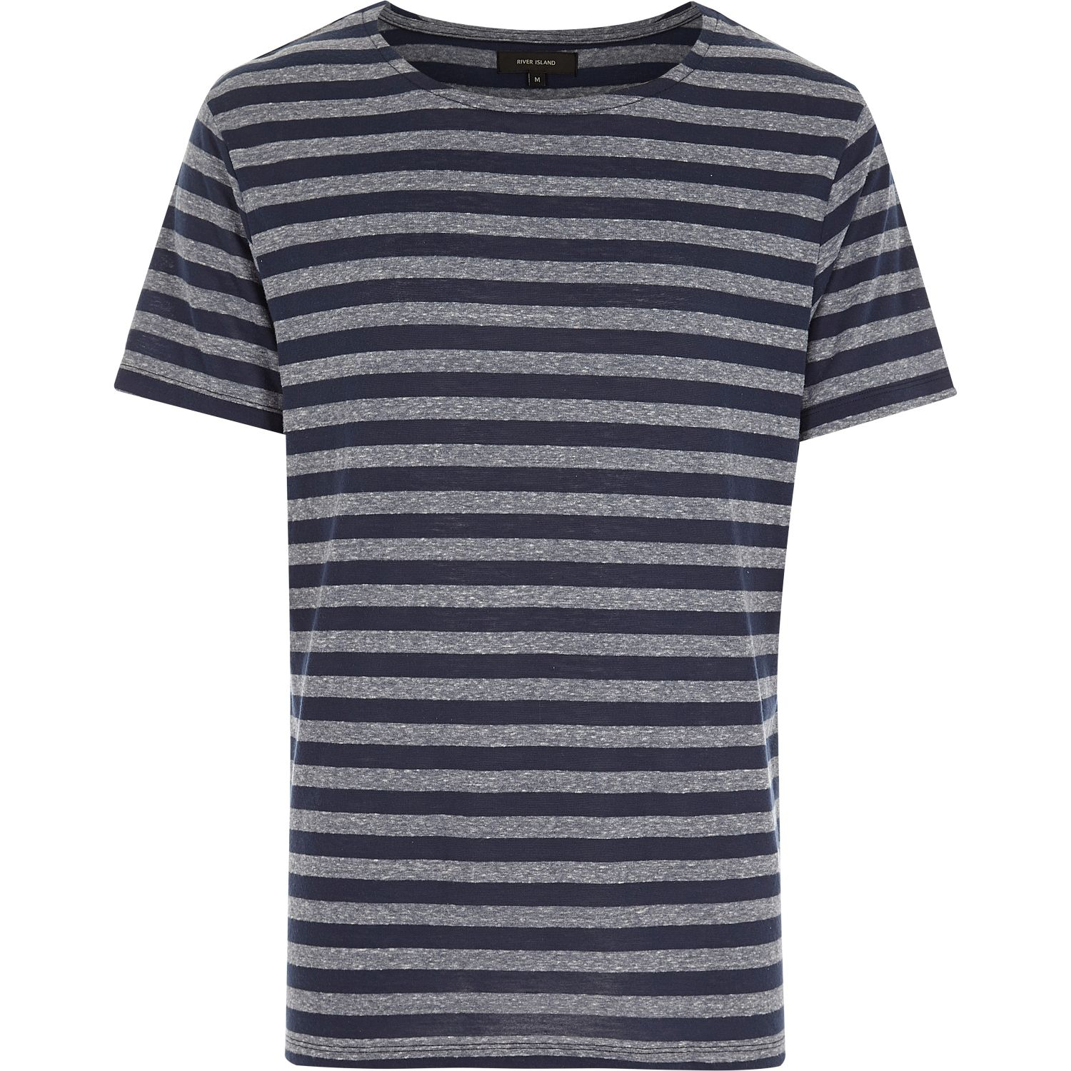 River island Navy Stripe Curved Hem Short Sleeve T-shirt in Blue for ... River island Navy Stripe Curved Hem Short Sleeve T-shirt in Blue for ...