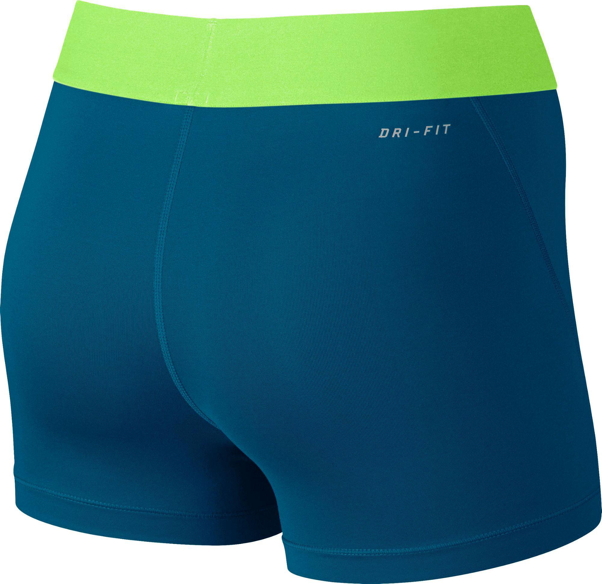 Nike Synthetic 3 Pro Cool Compression Shorts In Blue Lyst