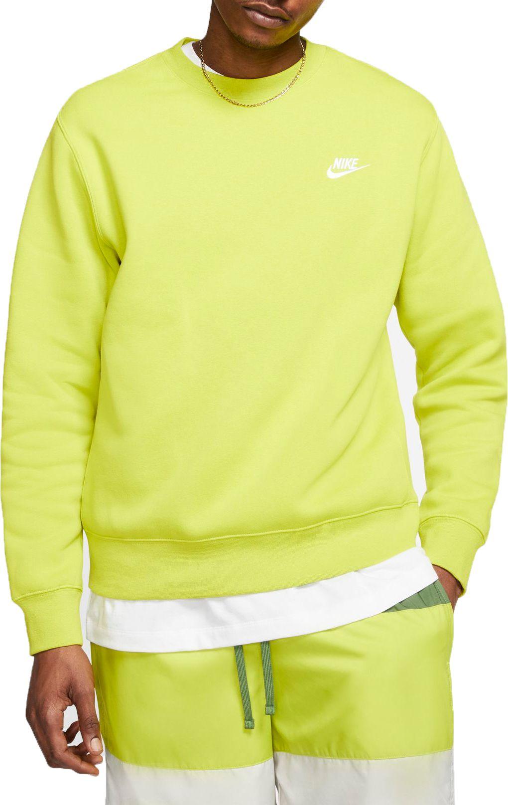 Nike Fleece Sportswear Club Crewneck Pullover Regular And Big And Tall