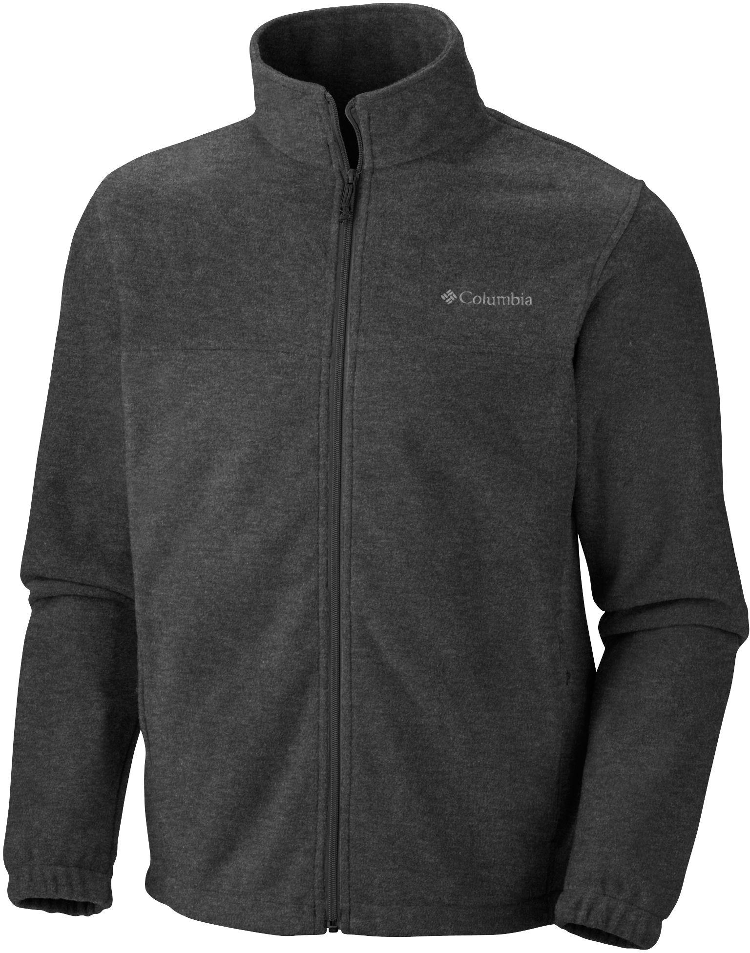 Columbia Steens Mountain Full Zip Fleece Jacket in Charcoal Heather ...