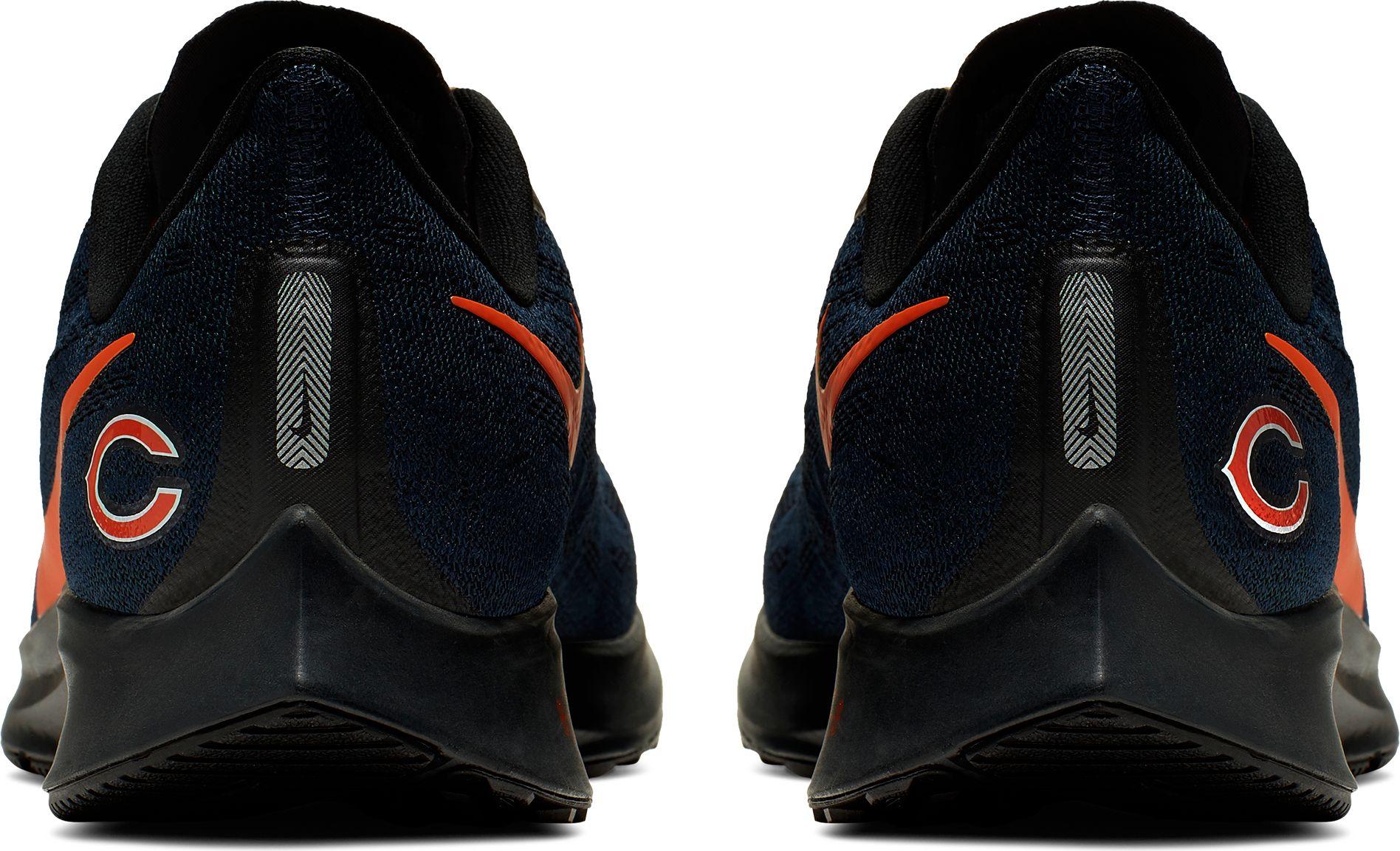 Nike Chicago Bears Air Zoom Pegasus 36 Running Shoes in Navy/Orange ...