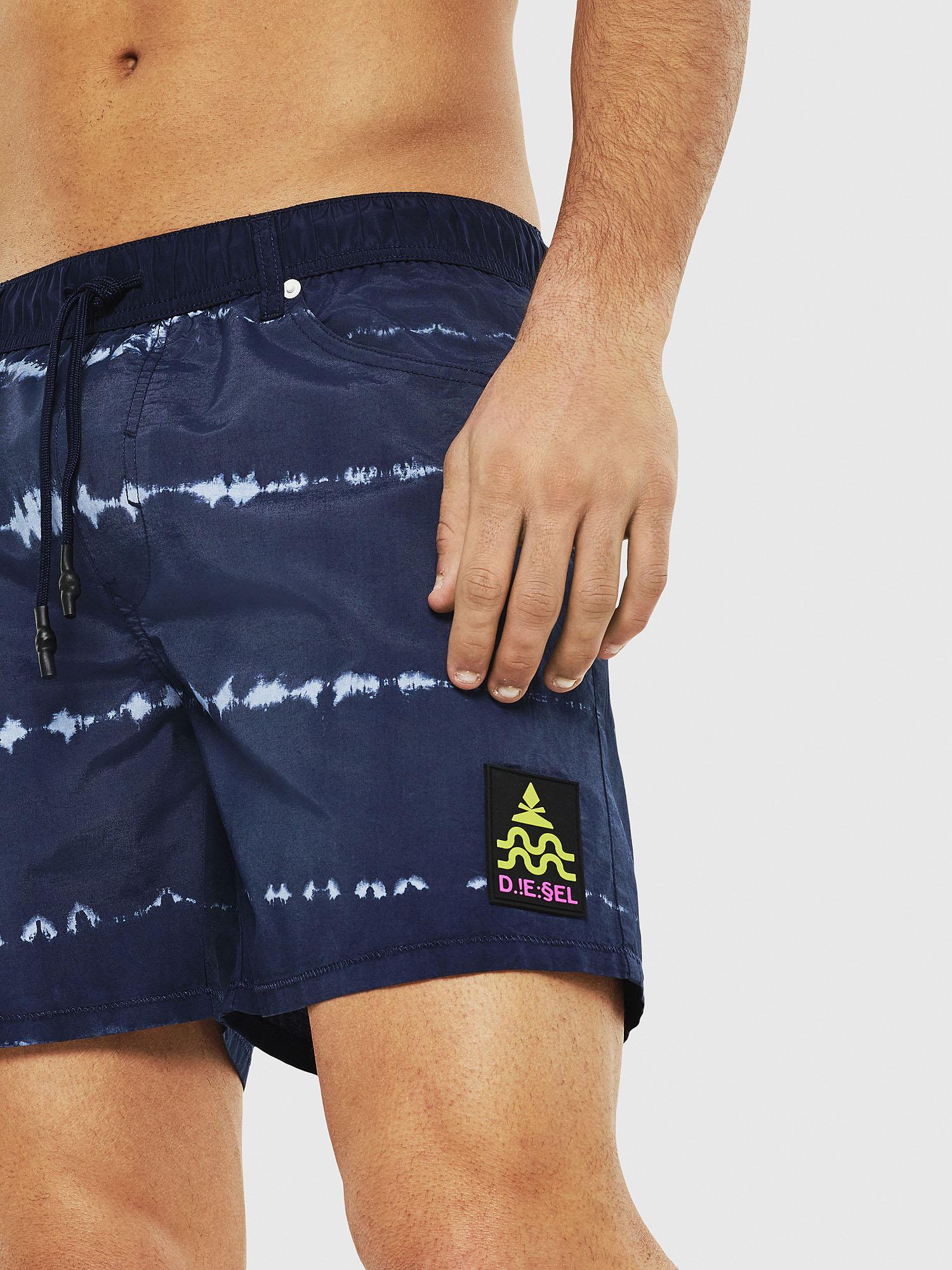 DIESEL Bmbx-waykeeki 2.017 Denim-style Swim Shorts With Tie-dye in Blue ...
