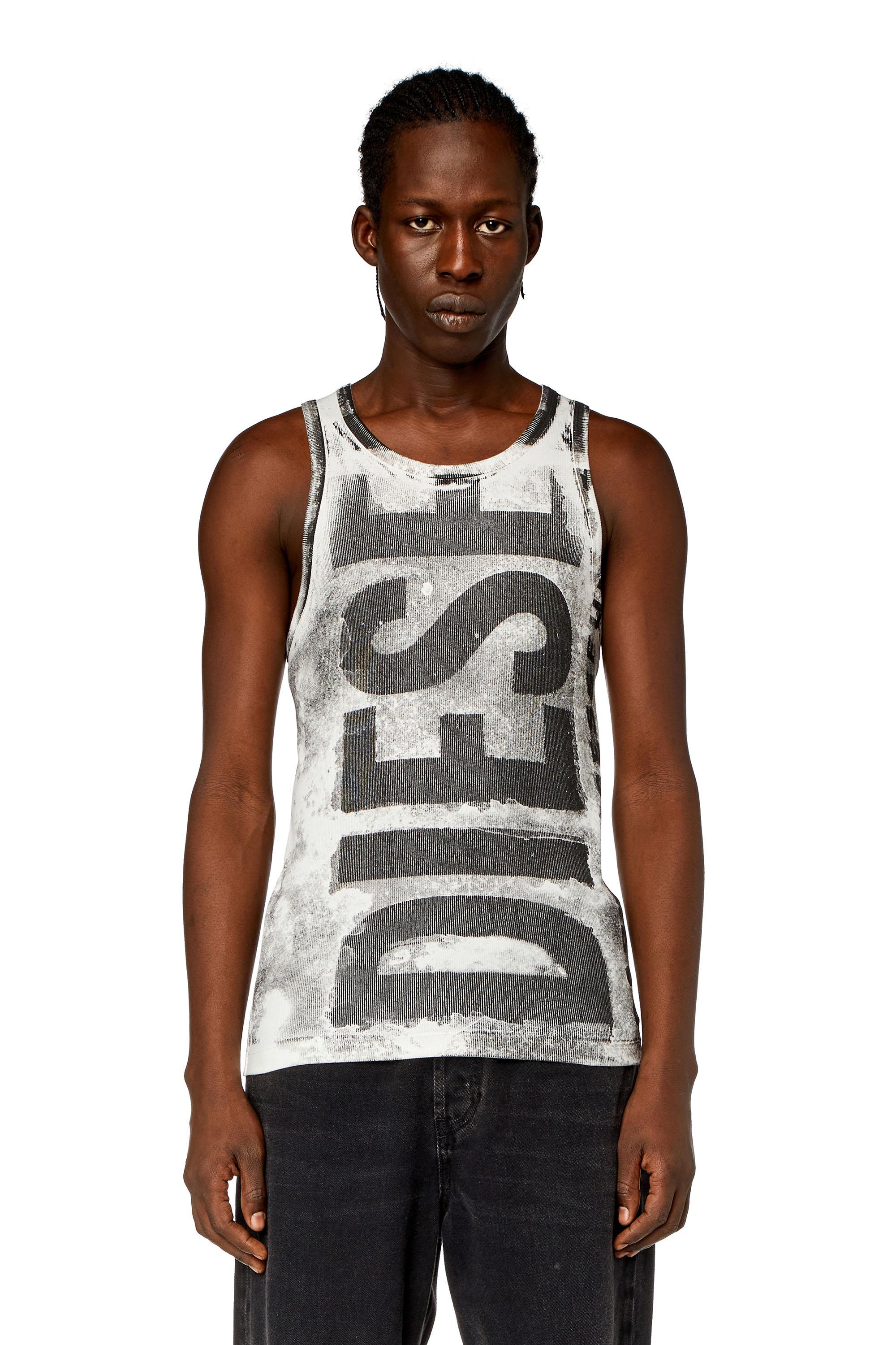 DIESEL Tank Top With Maxi Bleeding Logos for Men | Lyst