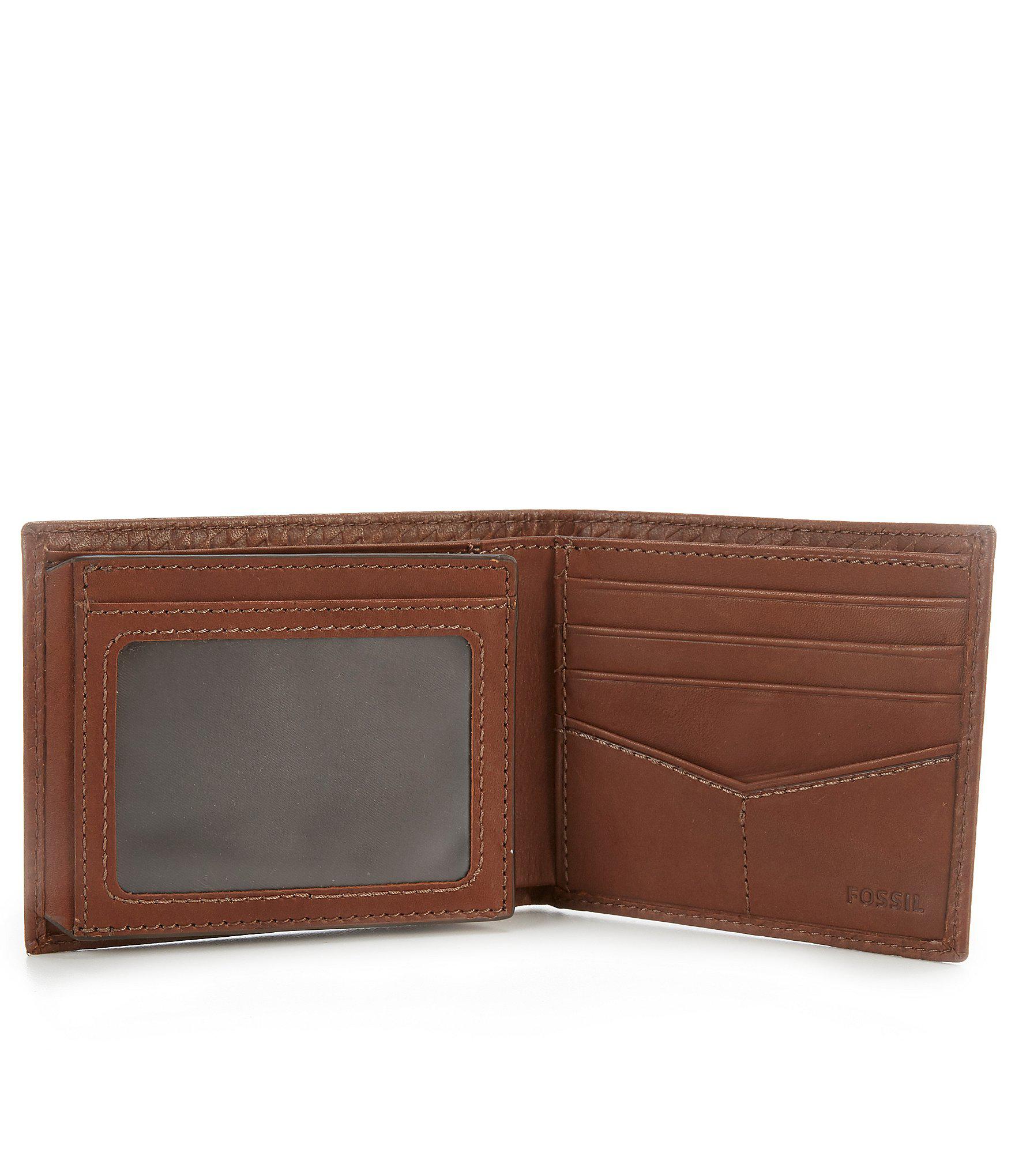 Rfid Bifold Change Pocket Wallet With Flip Up Id :: Keweenaw Bay Indian ...