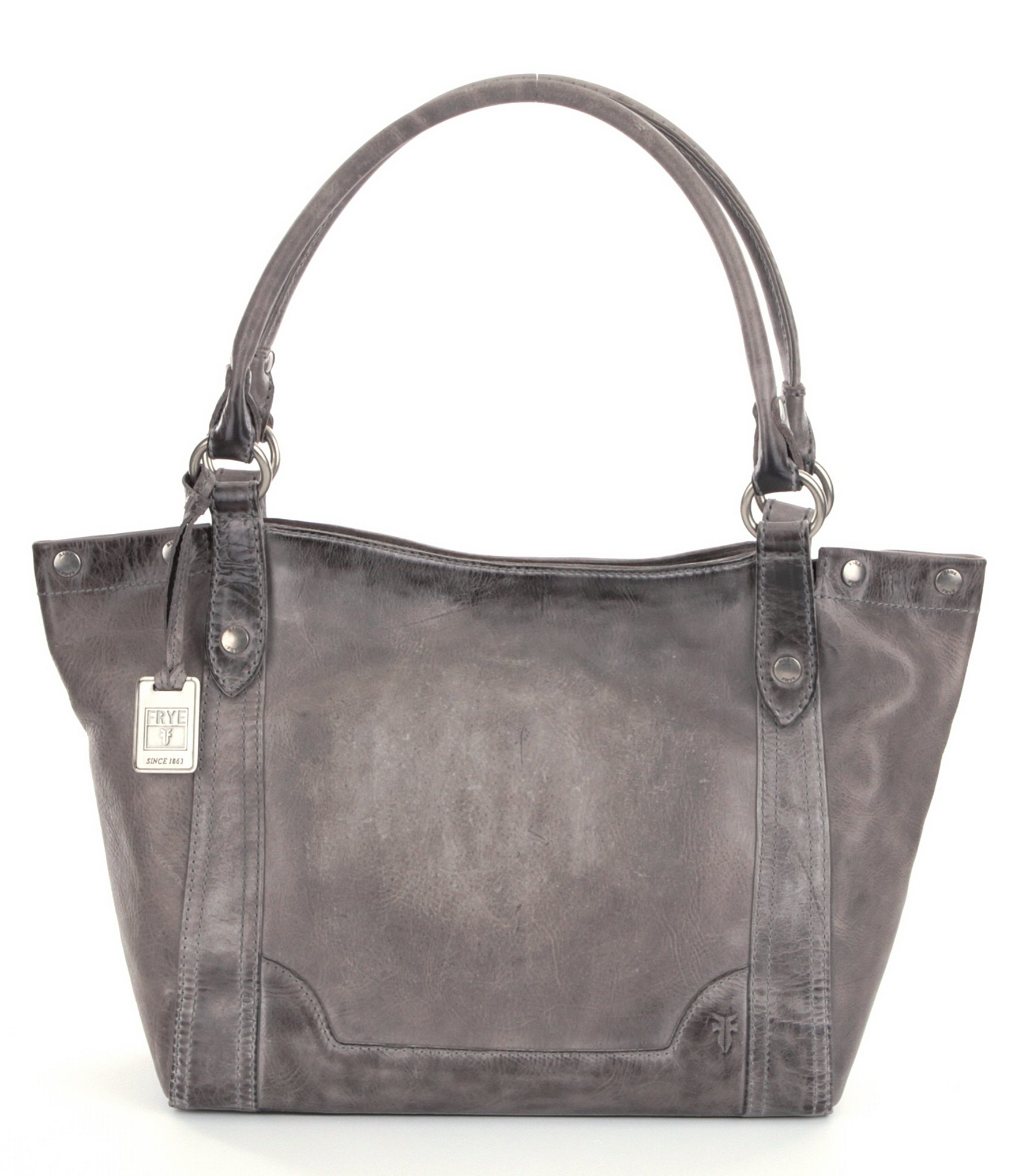 Frye Melissa Washed Leather Shopper Tote Bag | semashow.com