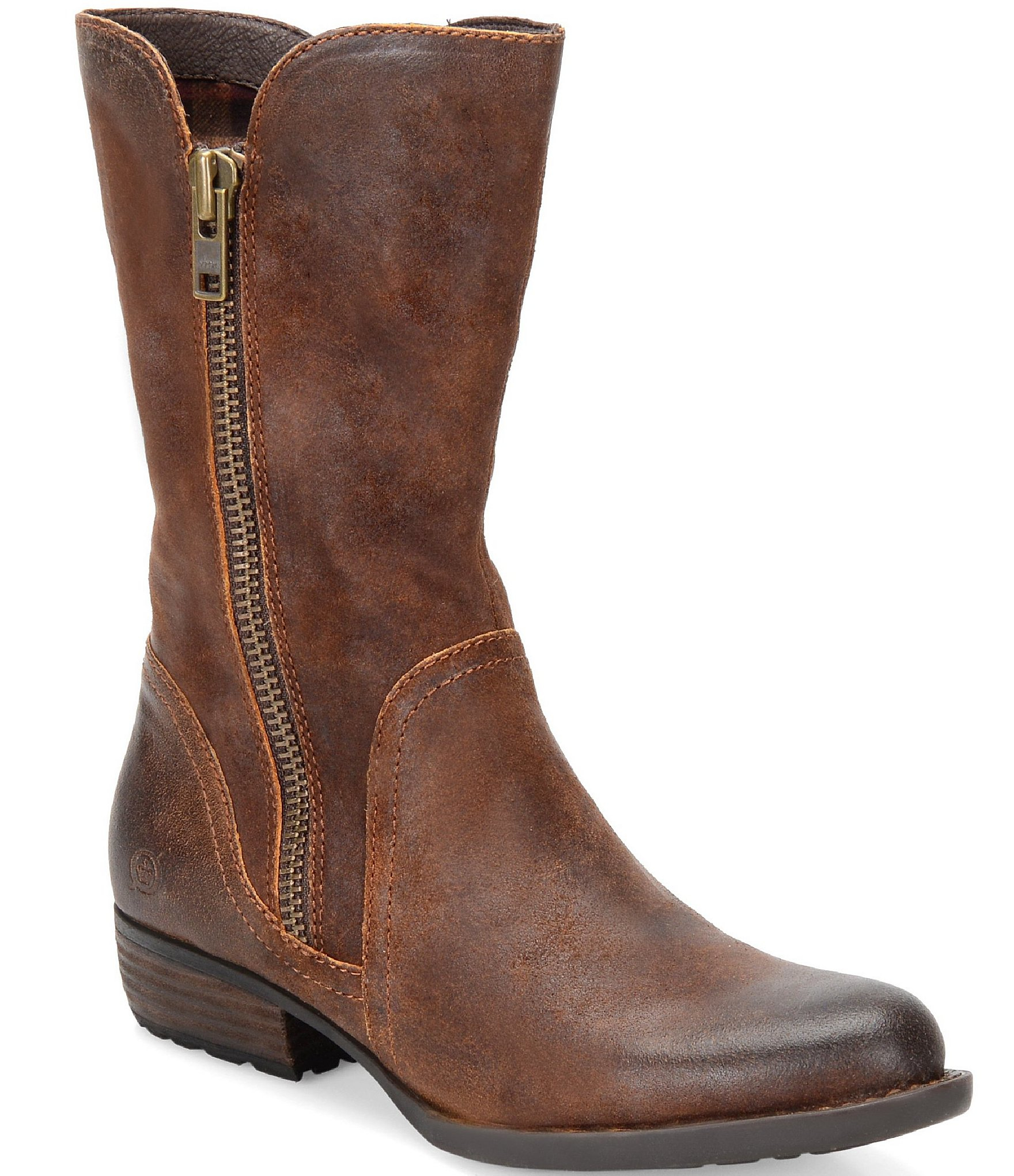 Born Leather Ivory Boots - Lyst