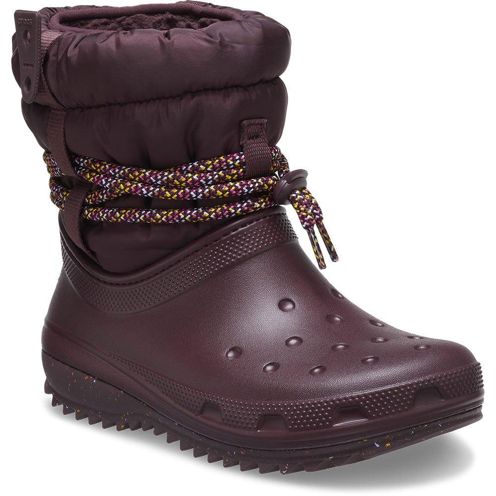 Crocs™ Classic Neo Puff Luxe Boots in Brown | Lyst