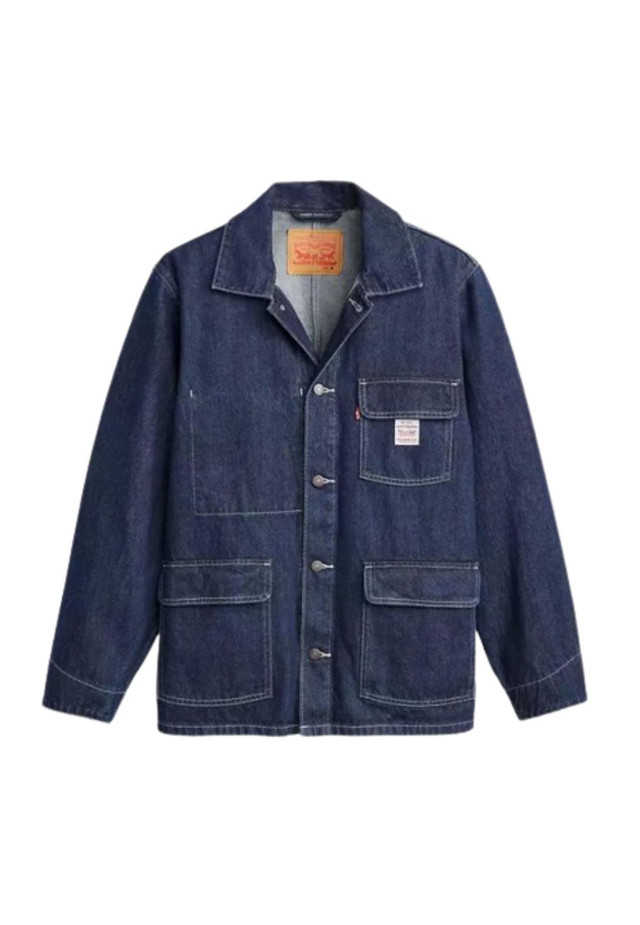 Levi's Broadway Engineer Coat Jacket in Blue for Men | Lyst