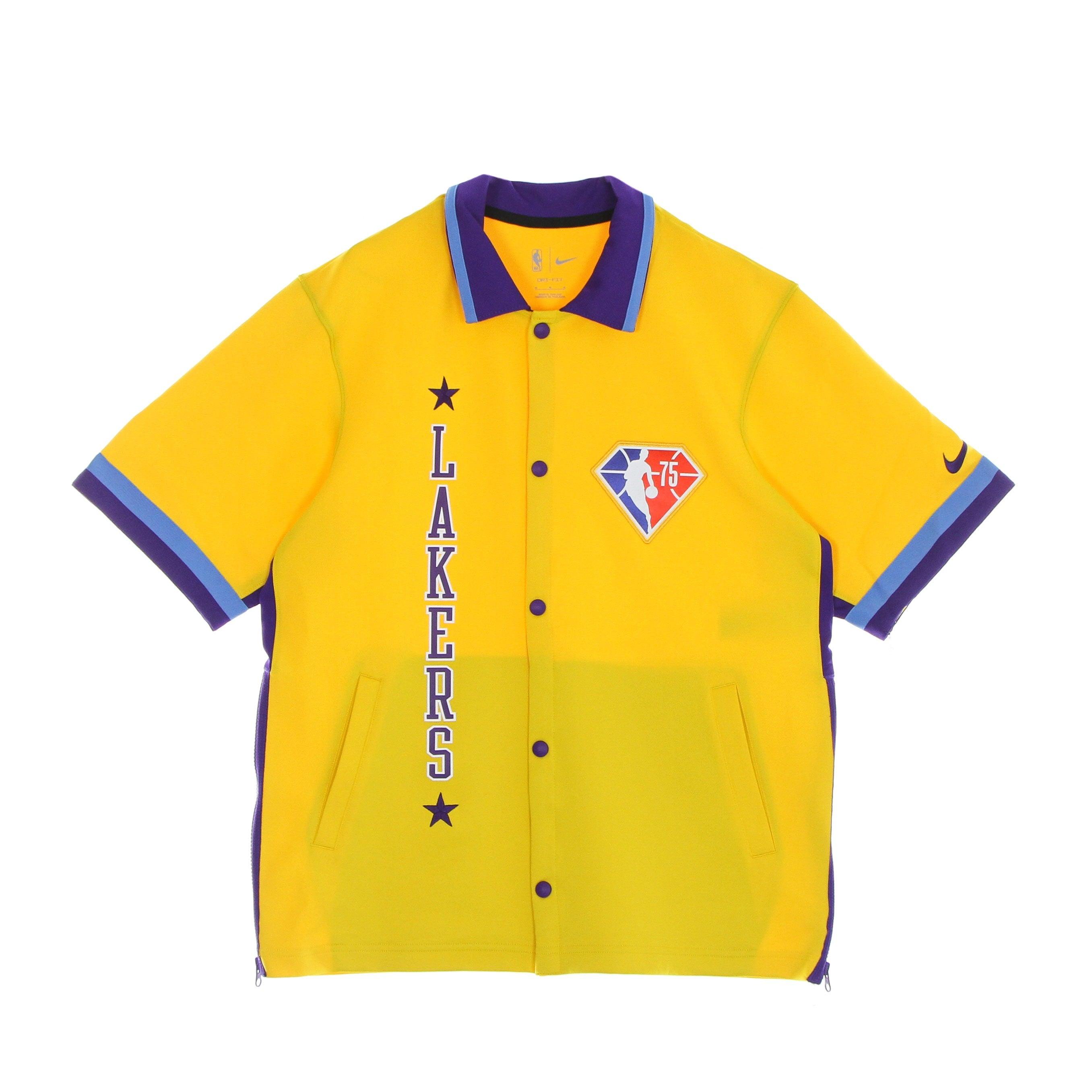 Nike Nba Dri Fit Showtime Jacket Loslak Button Up Jacket Amarillo/Field ...
