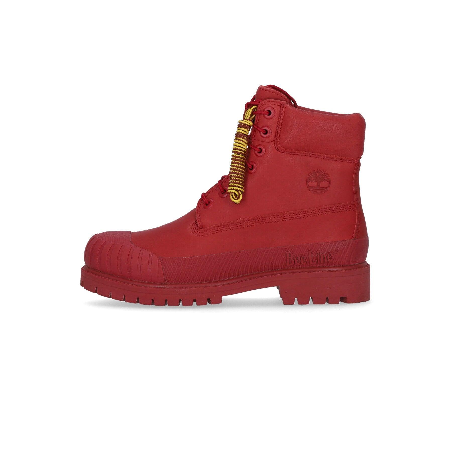 Timberland High Boot 6" Premium Rubber Toe Wp in Red for Men | Lyst