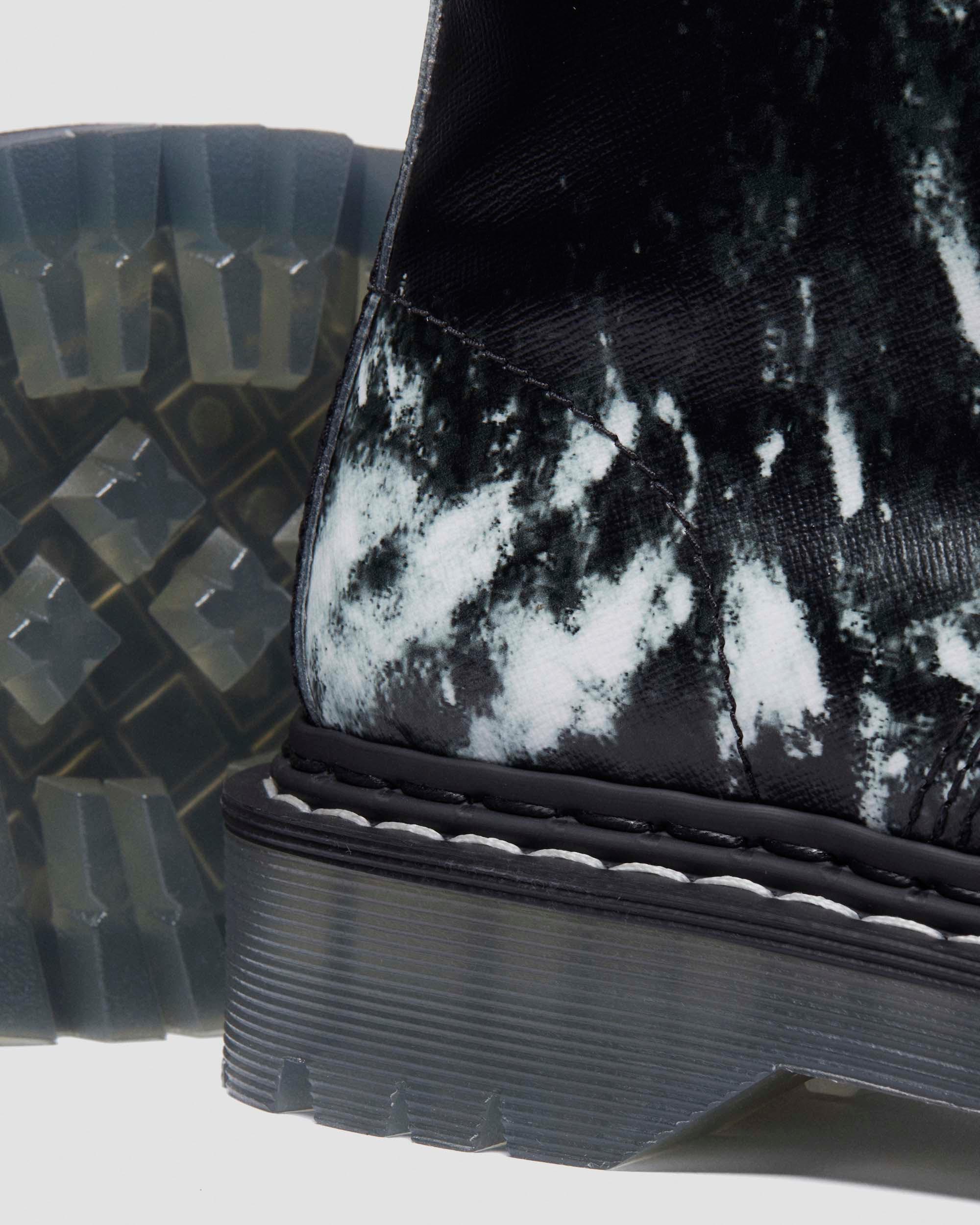 Dr. Martens 1490 Nine Inch Nails Leather Mid Calf Boots in Dr. Martens 1490 Nine Inch Nails Leather Mid Calf Boots in