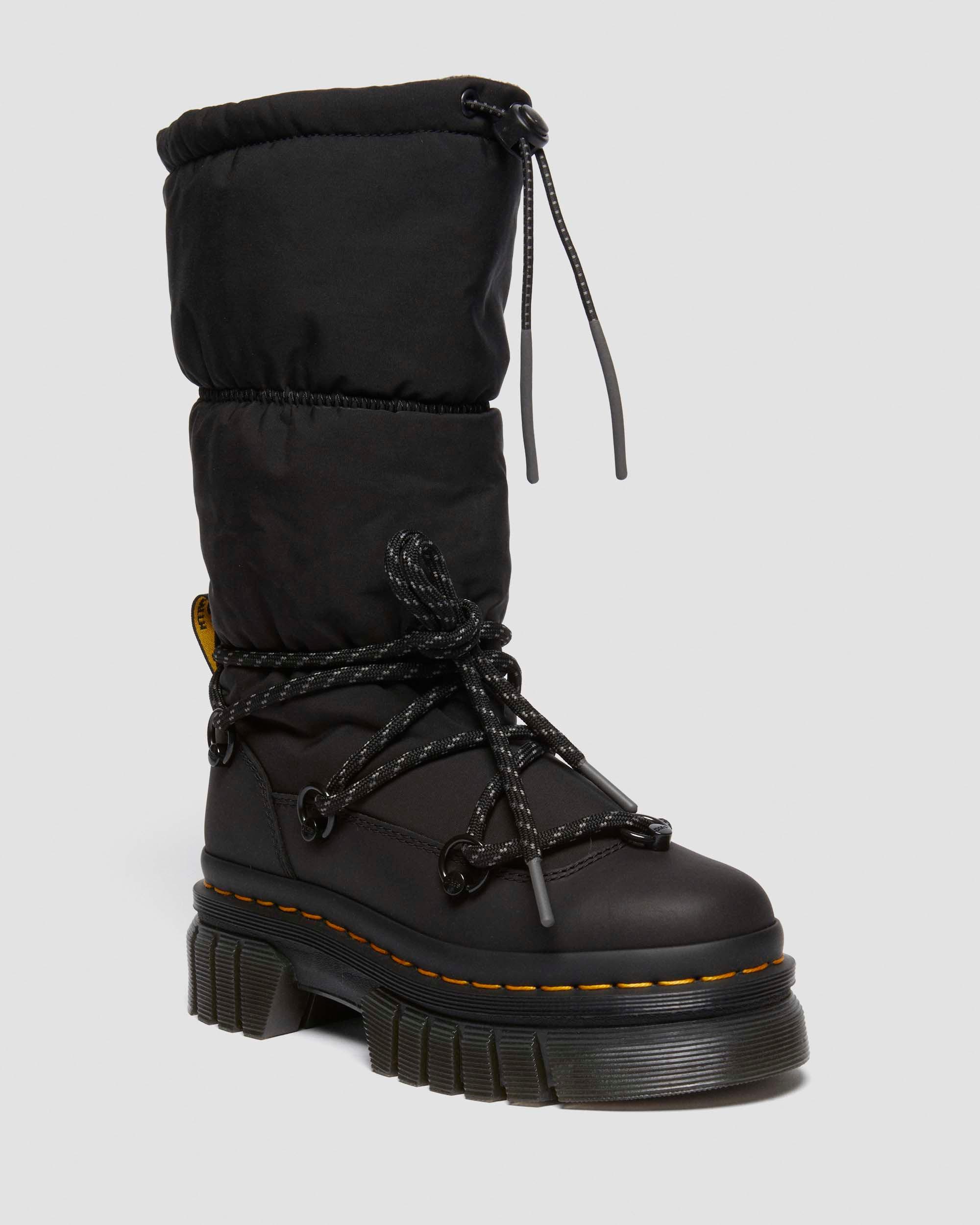 Dr. Martens Audrick Hi Puffer Boots in Black | Lyst