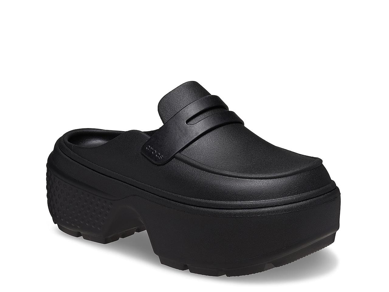 Crocs™ Stomp Platform Loafer in Black | Lyst
