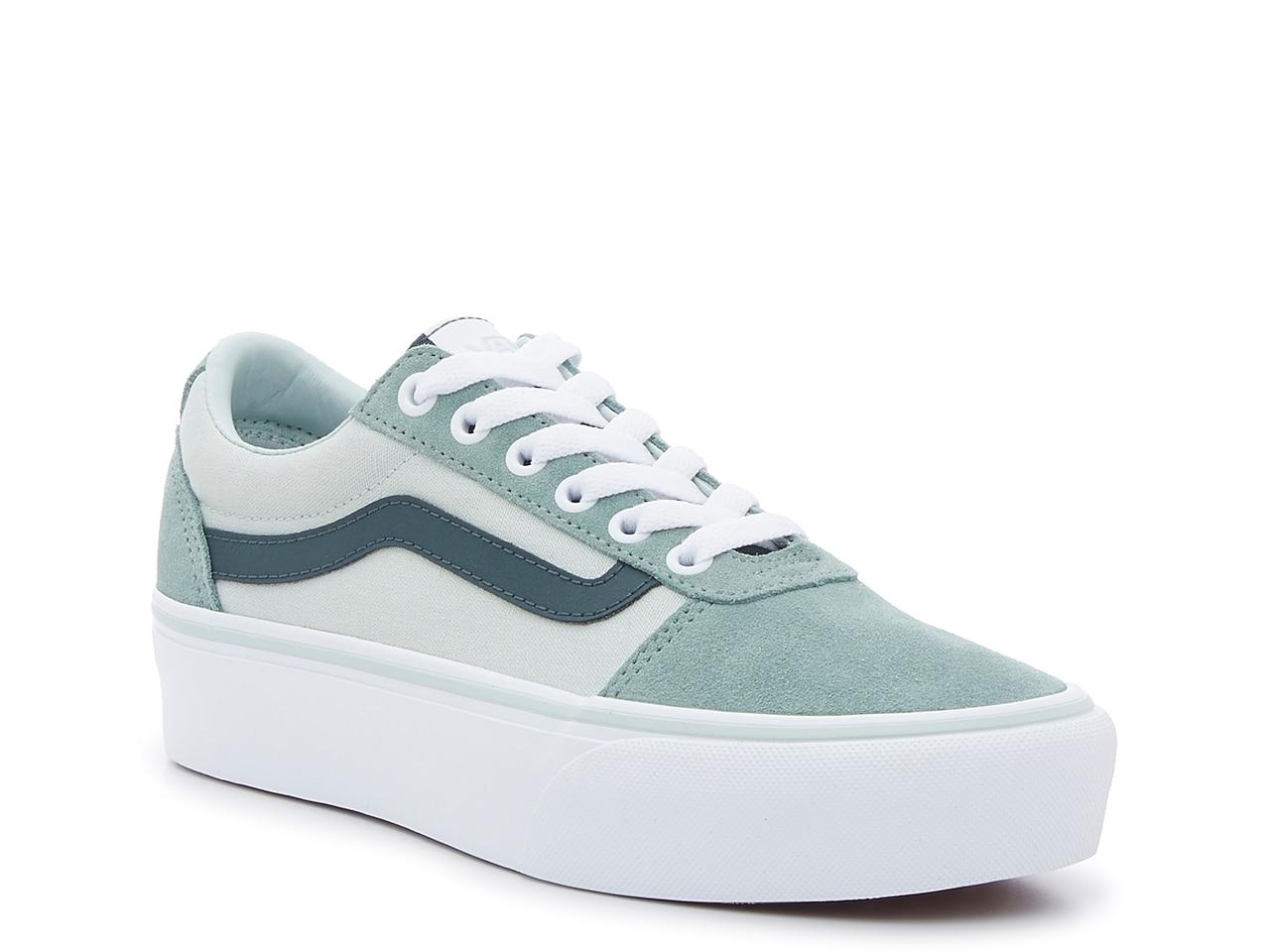 Vans Ward Lo Platform Sneaker in Blue | Lyst