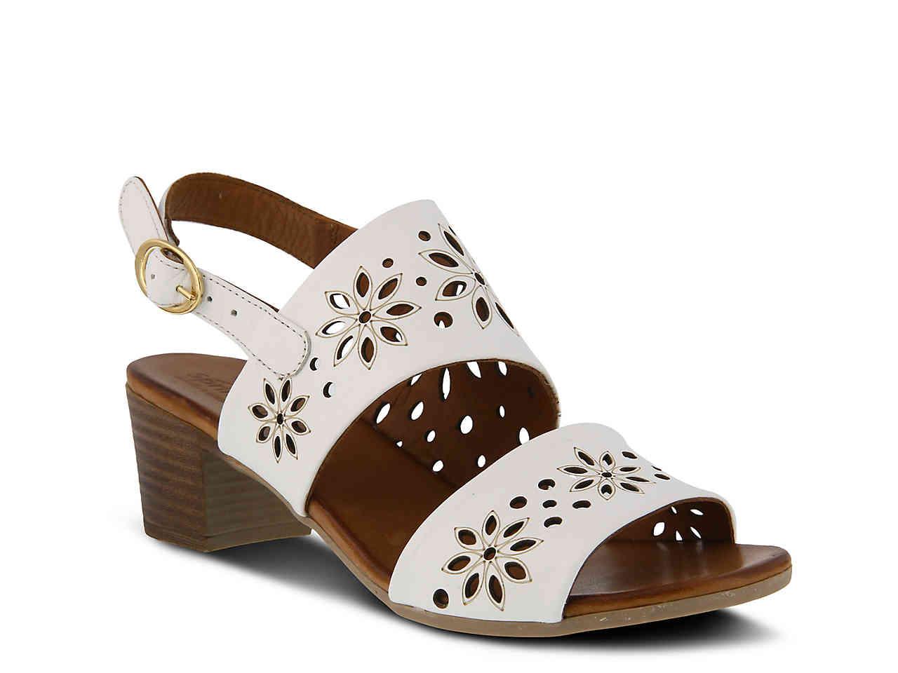 Spring Step Leather Mandalay Sandal in White - Lyst